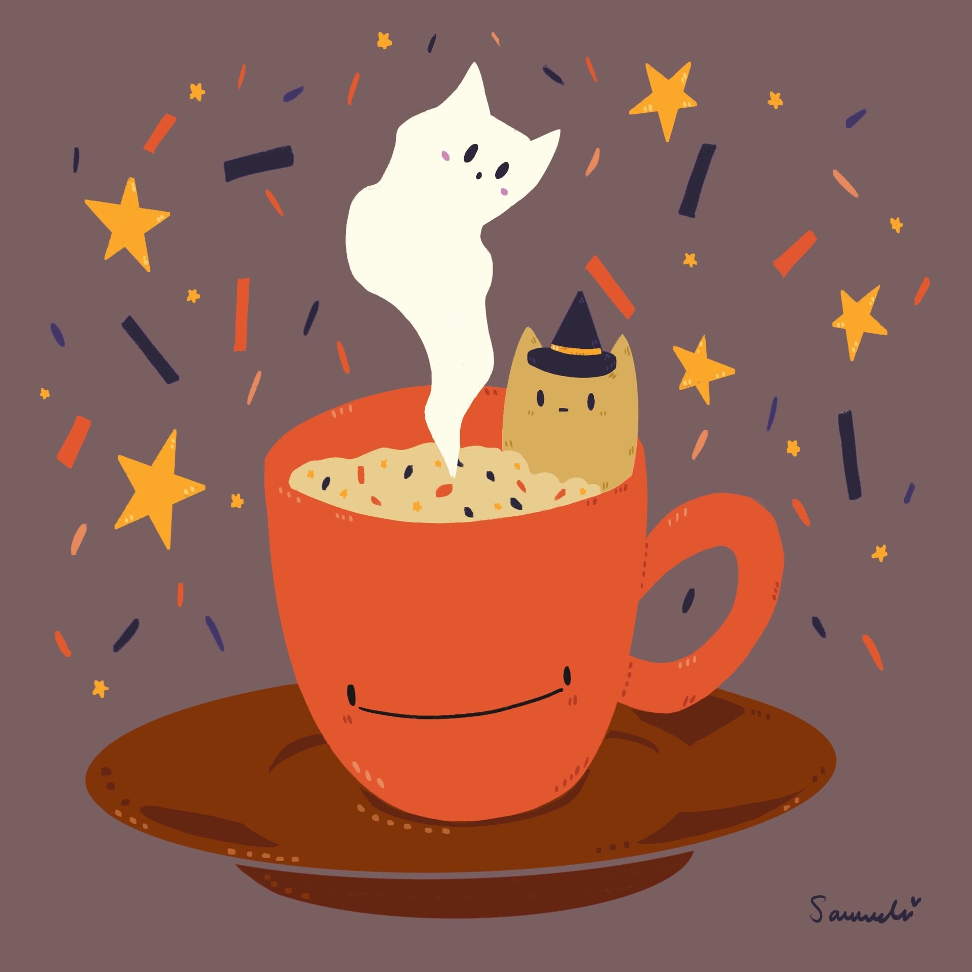 ArtStation - Magical Cat Illustration