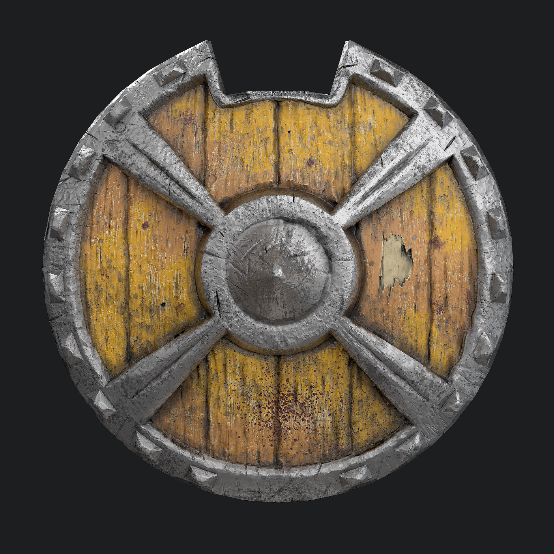 ArtStation - Wooden shield - (day 8)