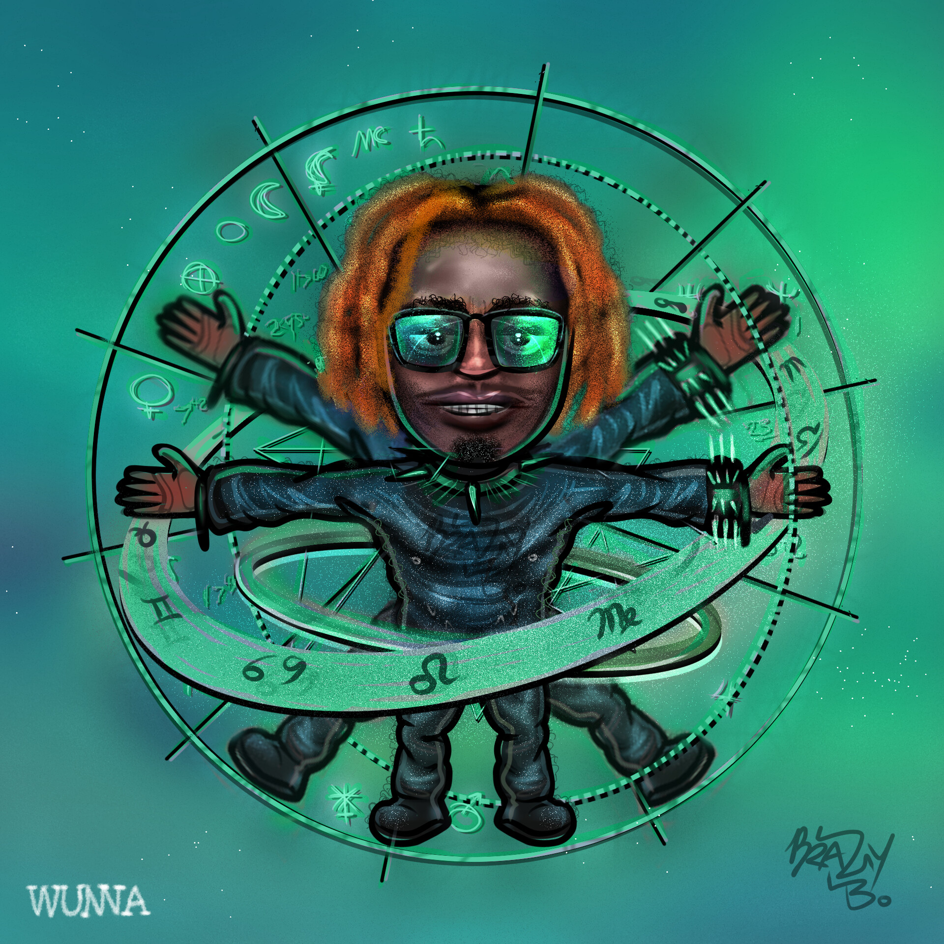 ArtStation - Wunna Original and Deluxe Artwork By BrazyBran