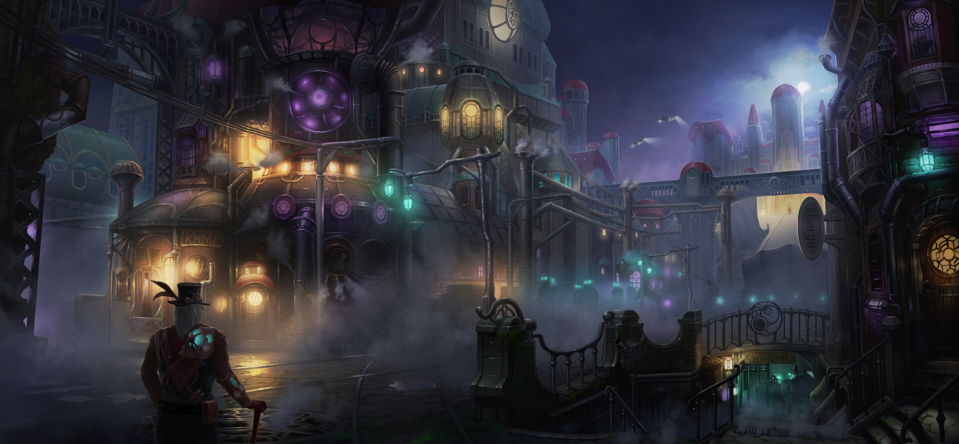 ArtStation - Steampunk City