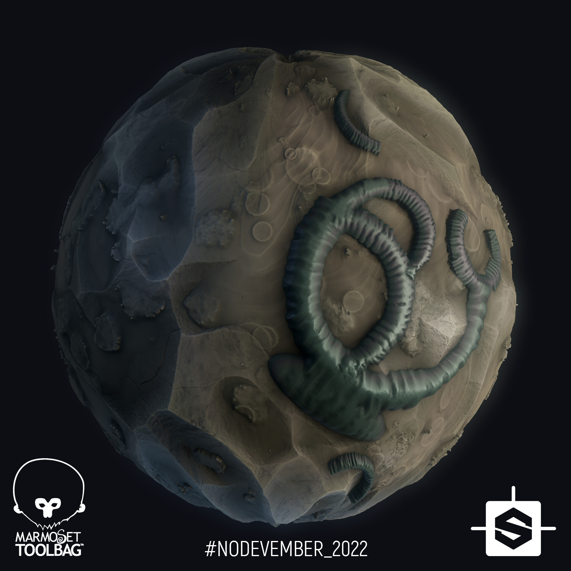 ArtStation - Nodevember 2022 - Extraterrestrial Relic