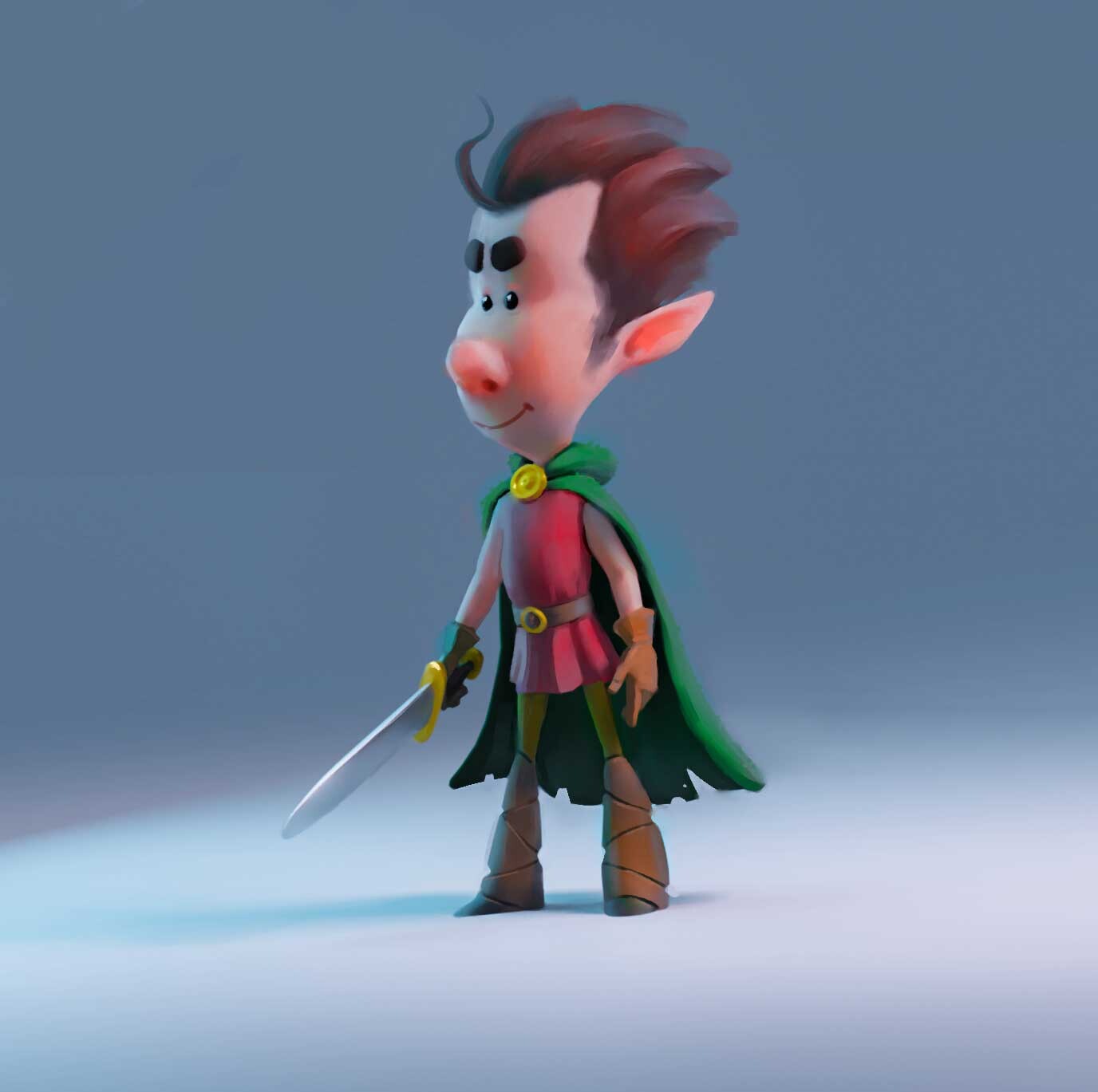 ArtStation - NPC character for an mobile game.