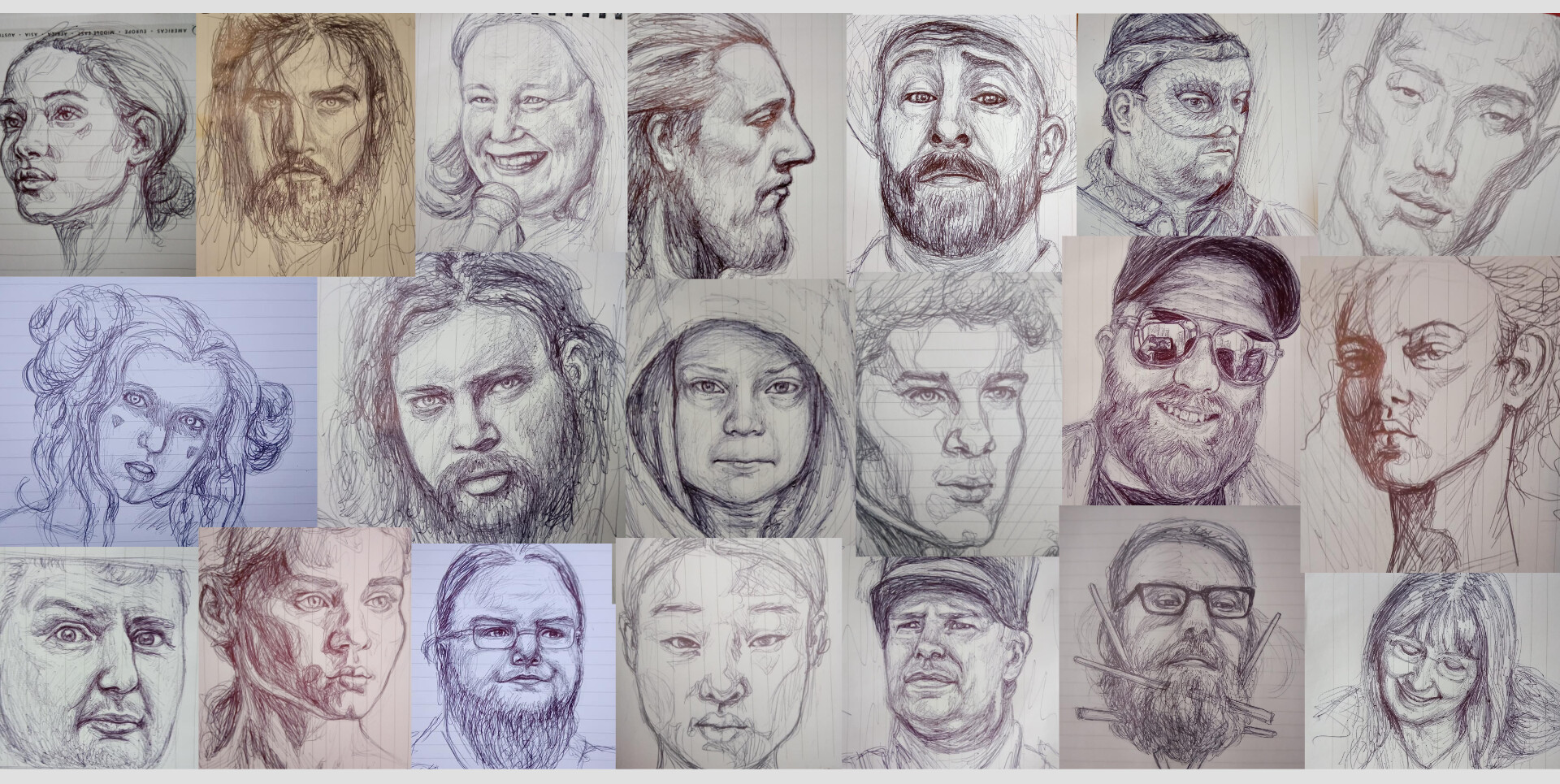 ArtStation - 100 Faces Challenge
