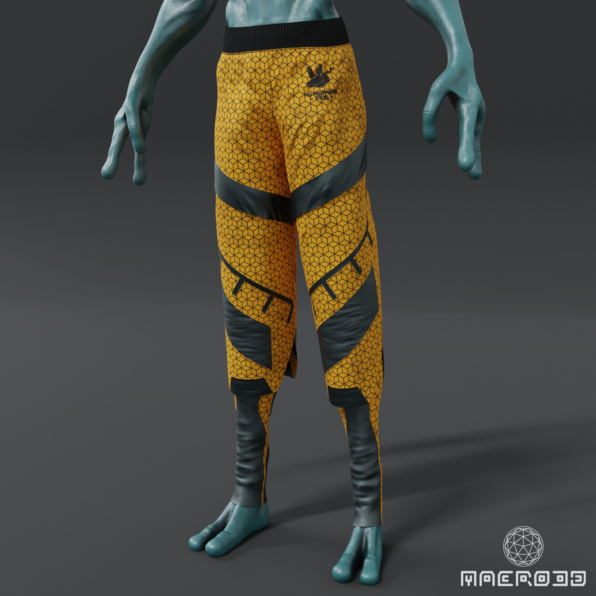 Macro3D - Alien pants concept