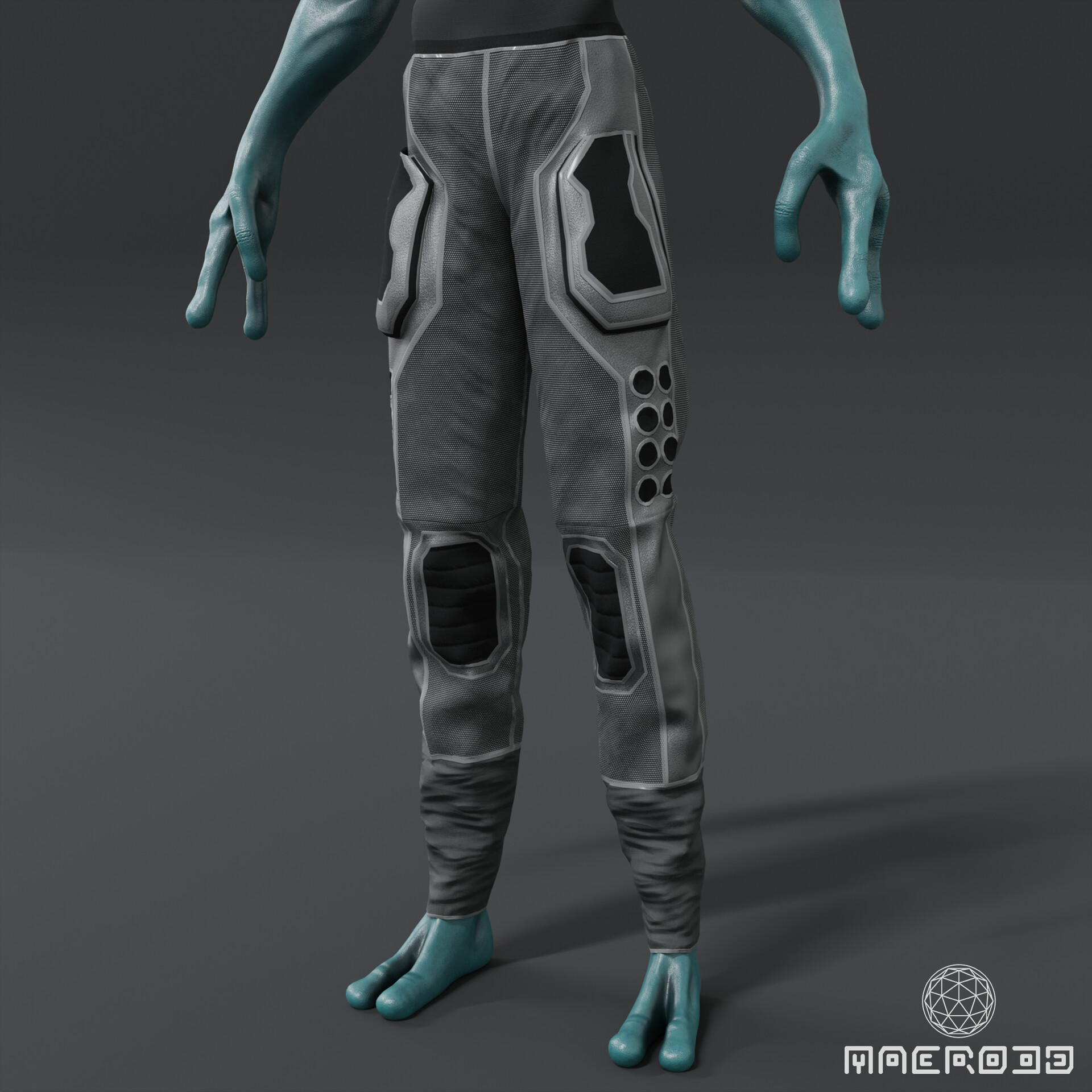 Macro3D - Alien pants concept