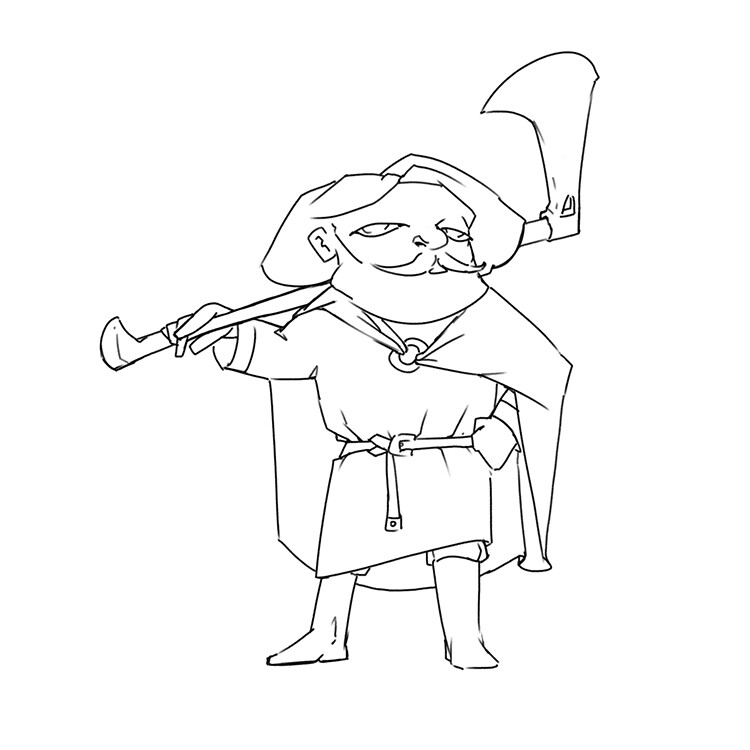 Edoardo Pasquini - Viking Warrior, Olaf Olafson