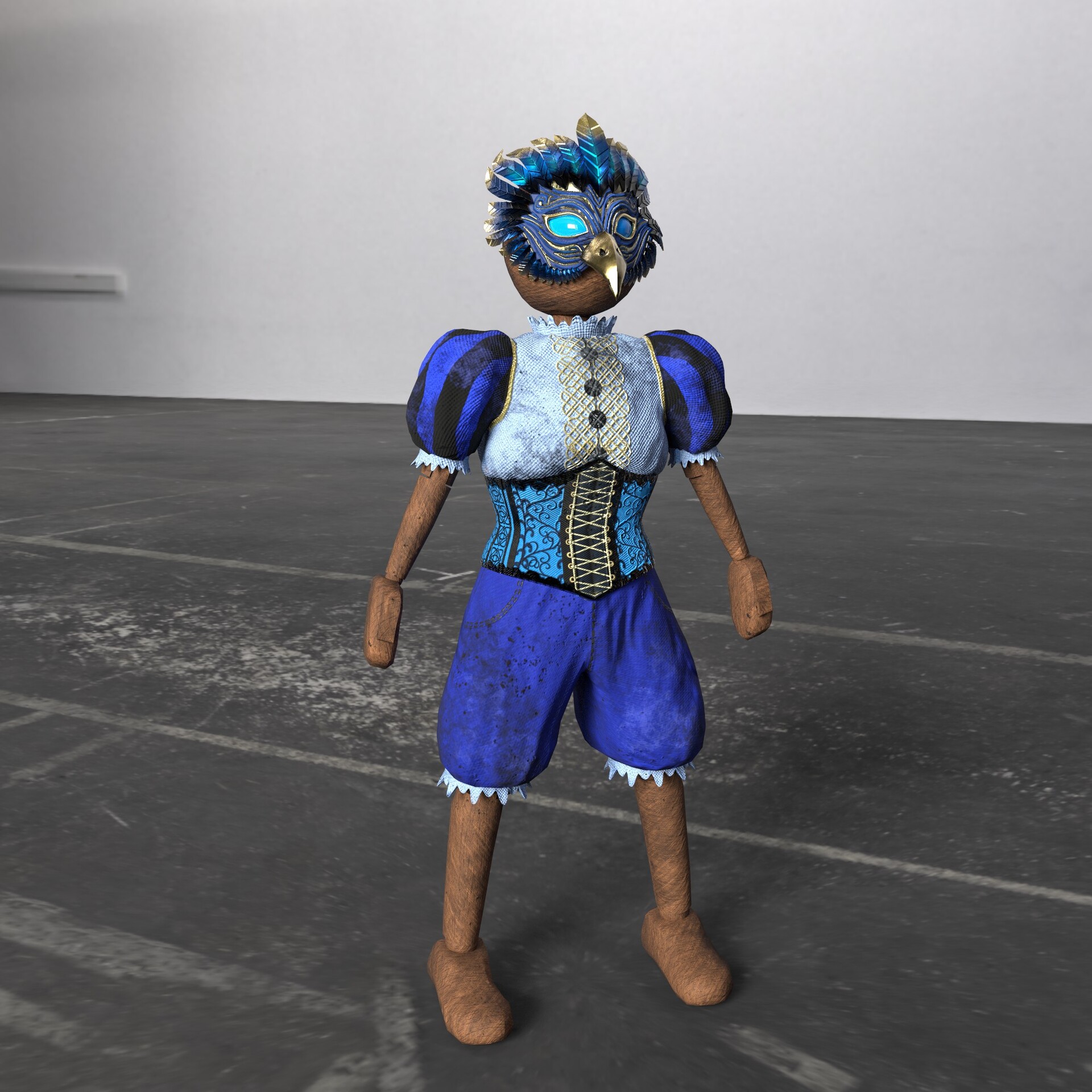 ArtStation - Bird puppet for our game 'Strung Along' (2022)