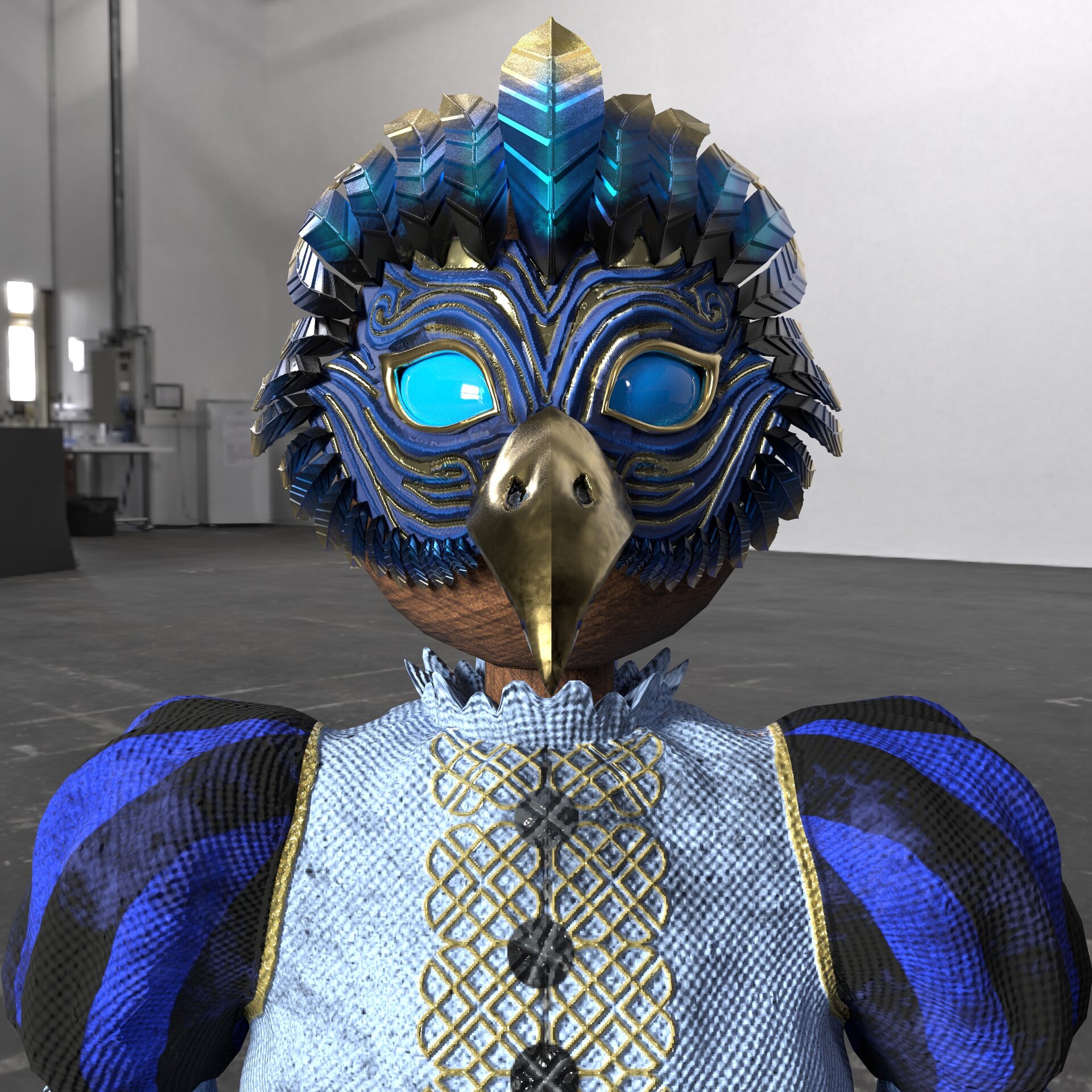 Max - Bird puppet for our game 'Strung Along' (2022)