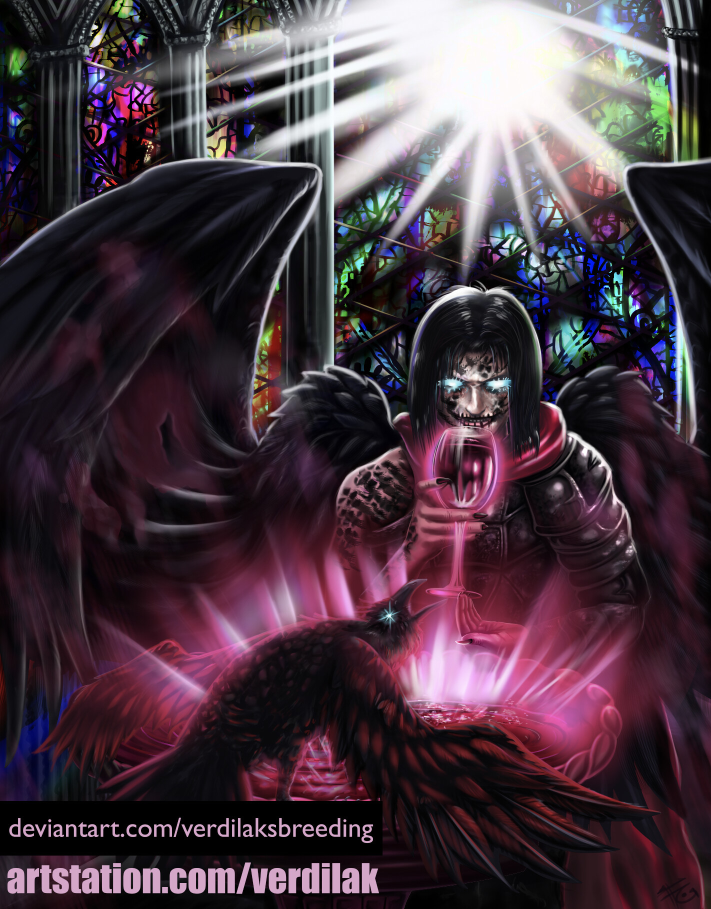 ArtStation - raven wine