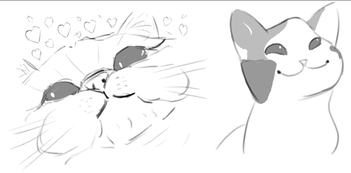 ArtStation - Cat Meme Sketches - 2022