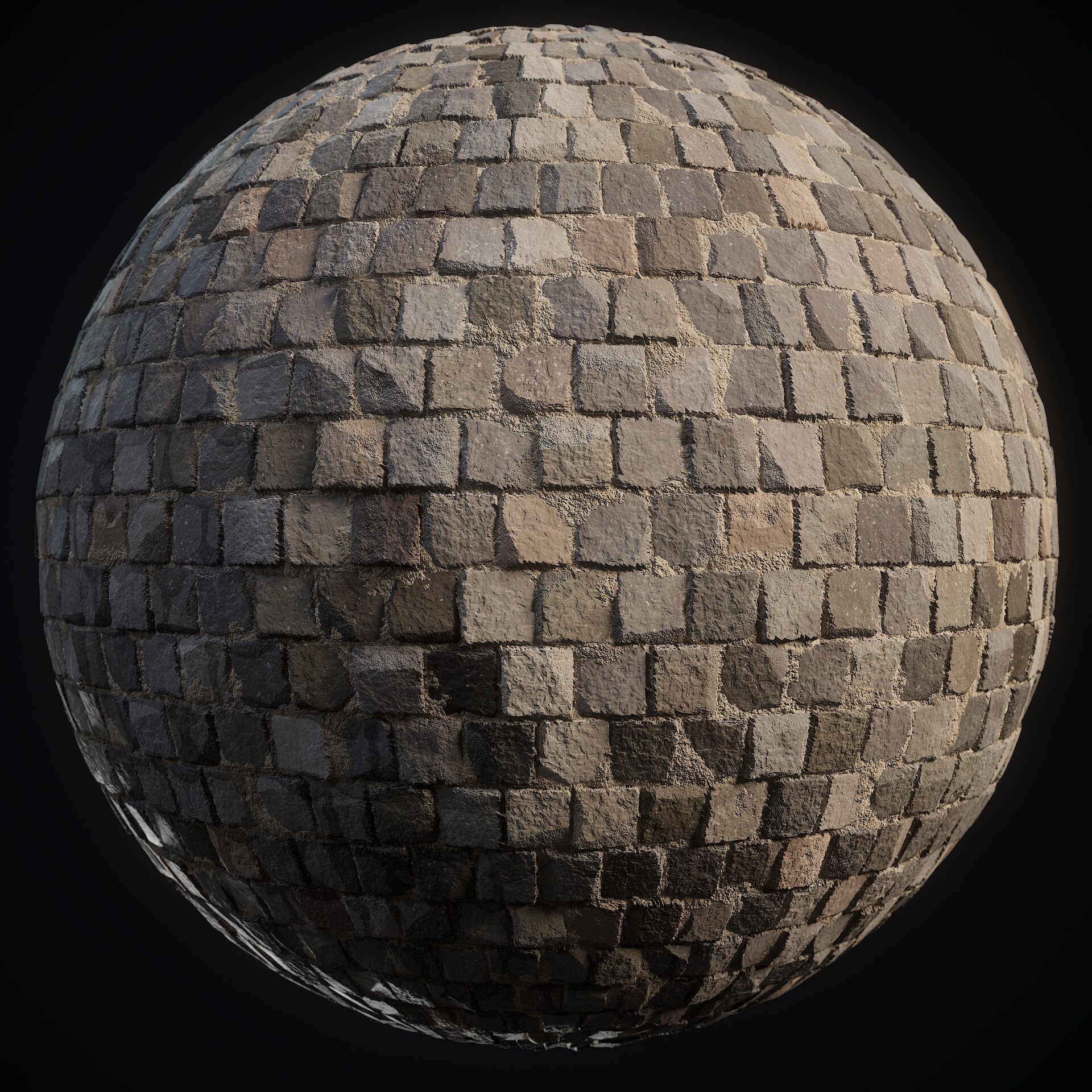 ArtStation - cobblestone material.