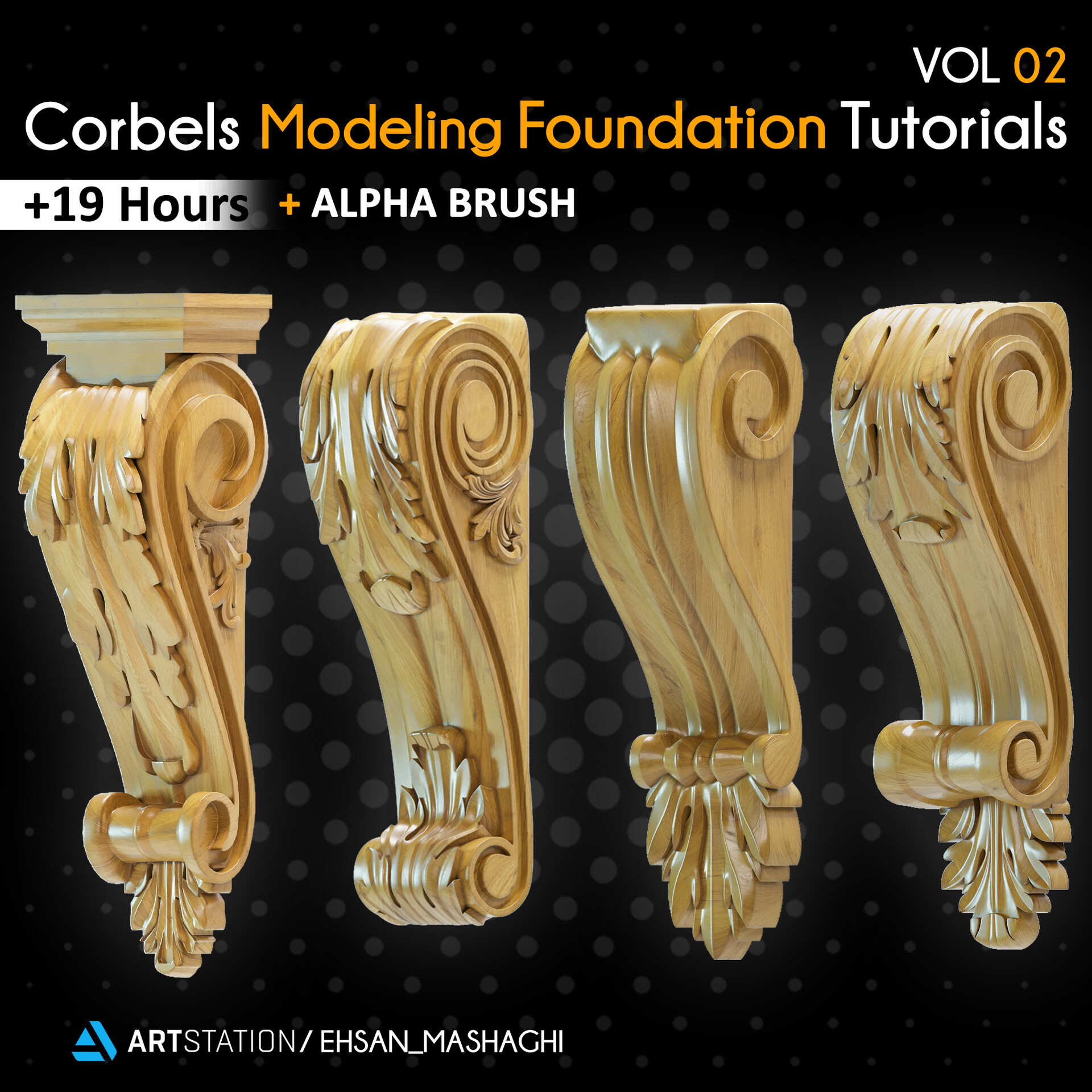 ArtStation - Corbels Modeling Foundation Tutorials VOL-02
