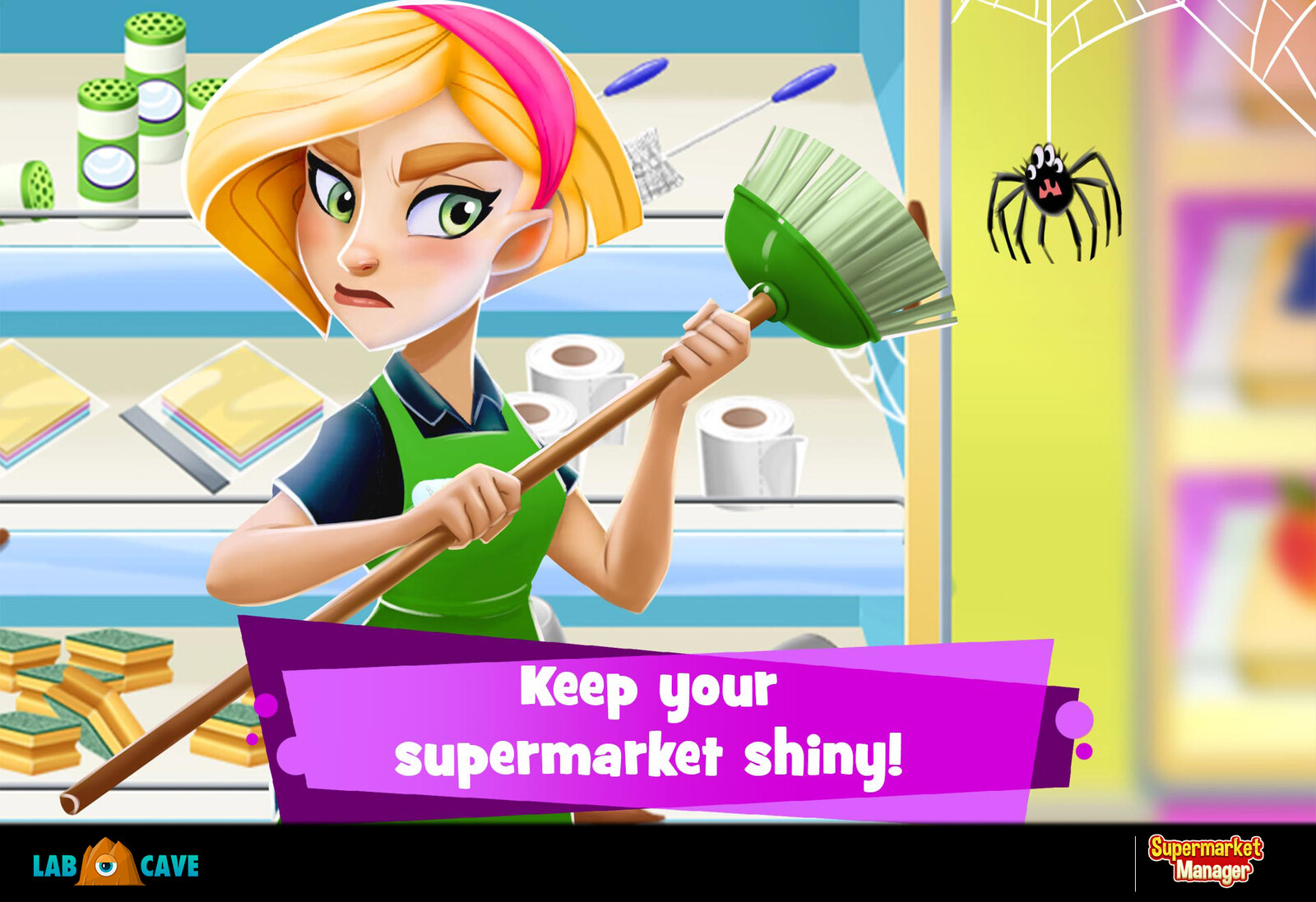 LAB CAVE - Supermarket Manager - CRO & In-Game assets for Google Play ...