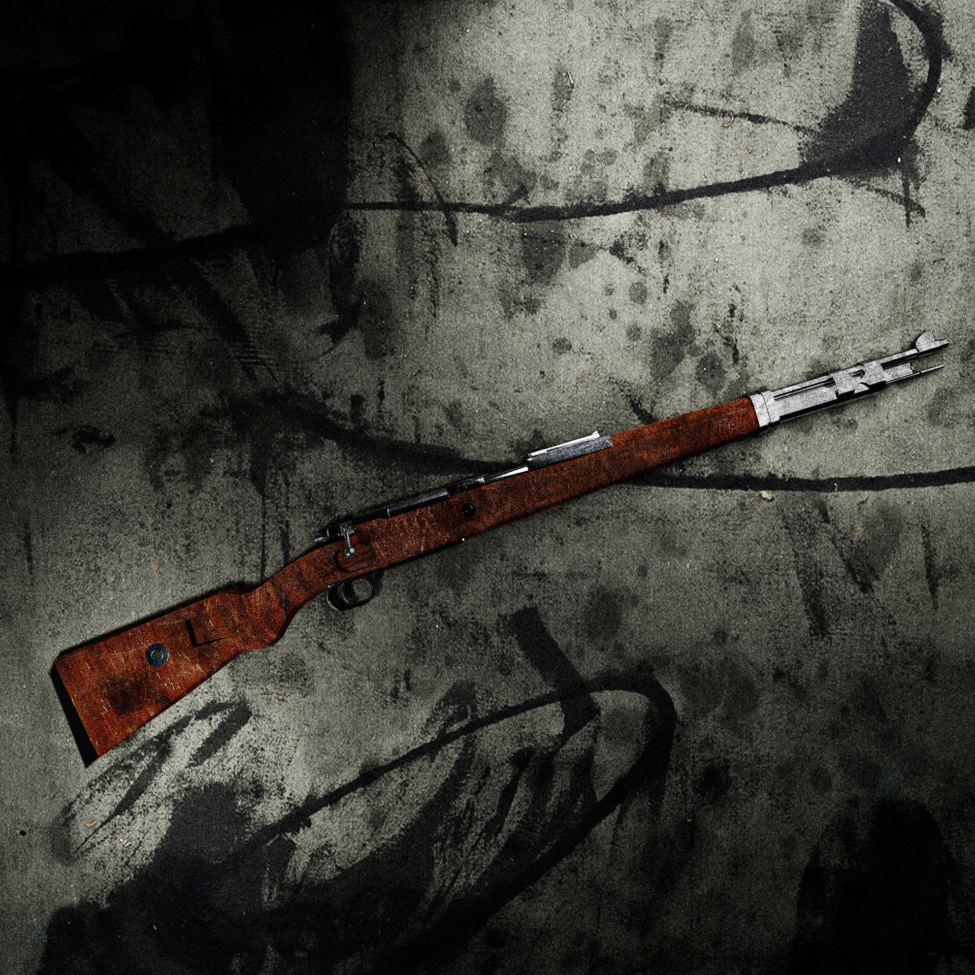 ArtStation - Karabiner 98k (aka Kar98k) Bolt Action Rifle
