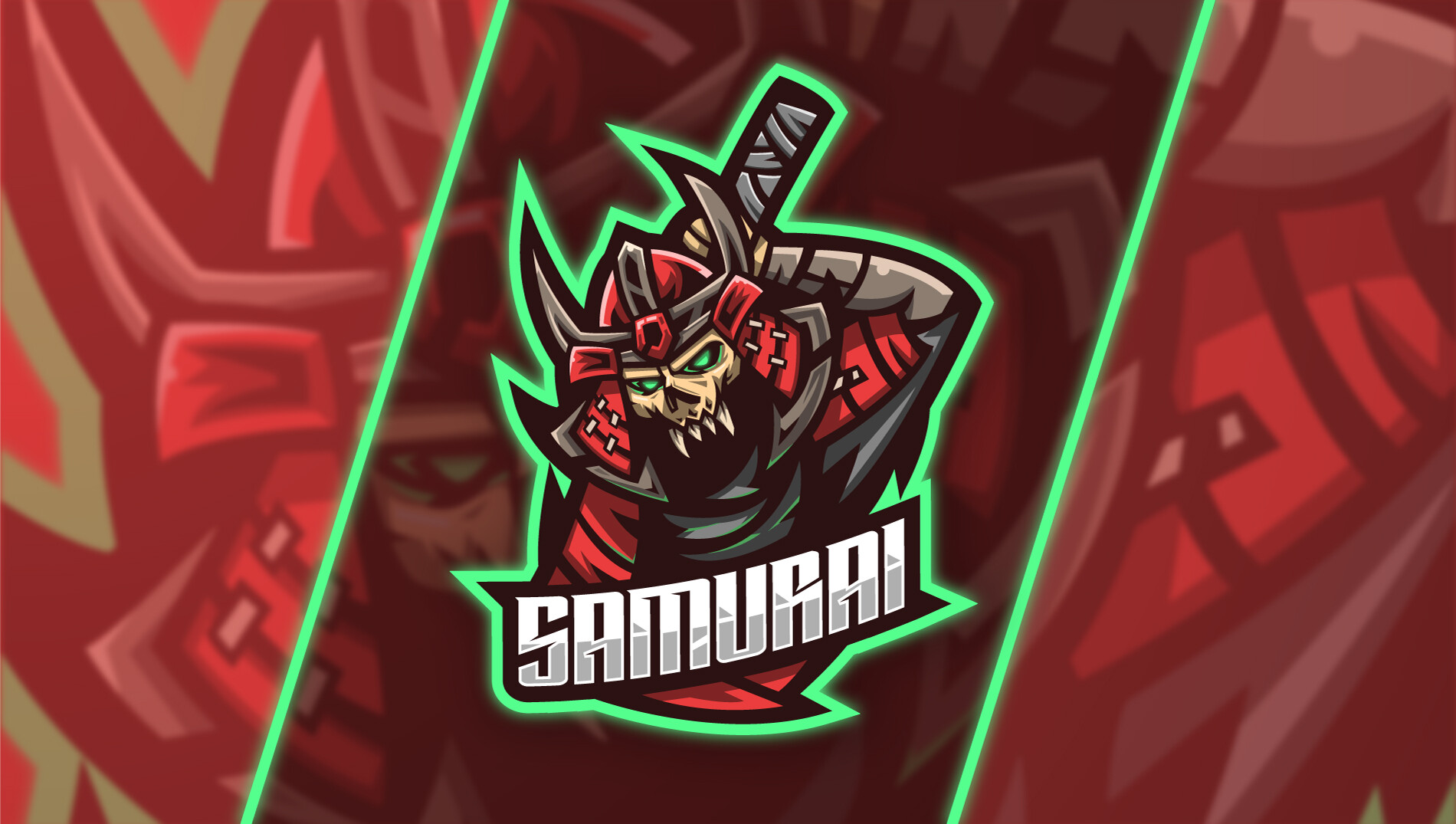 ArtStation - Samurai Mascot logo