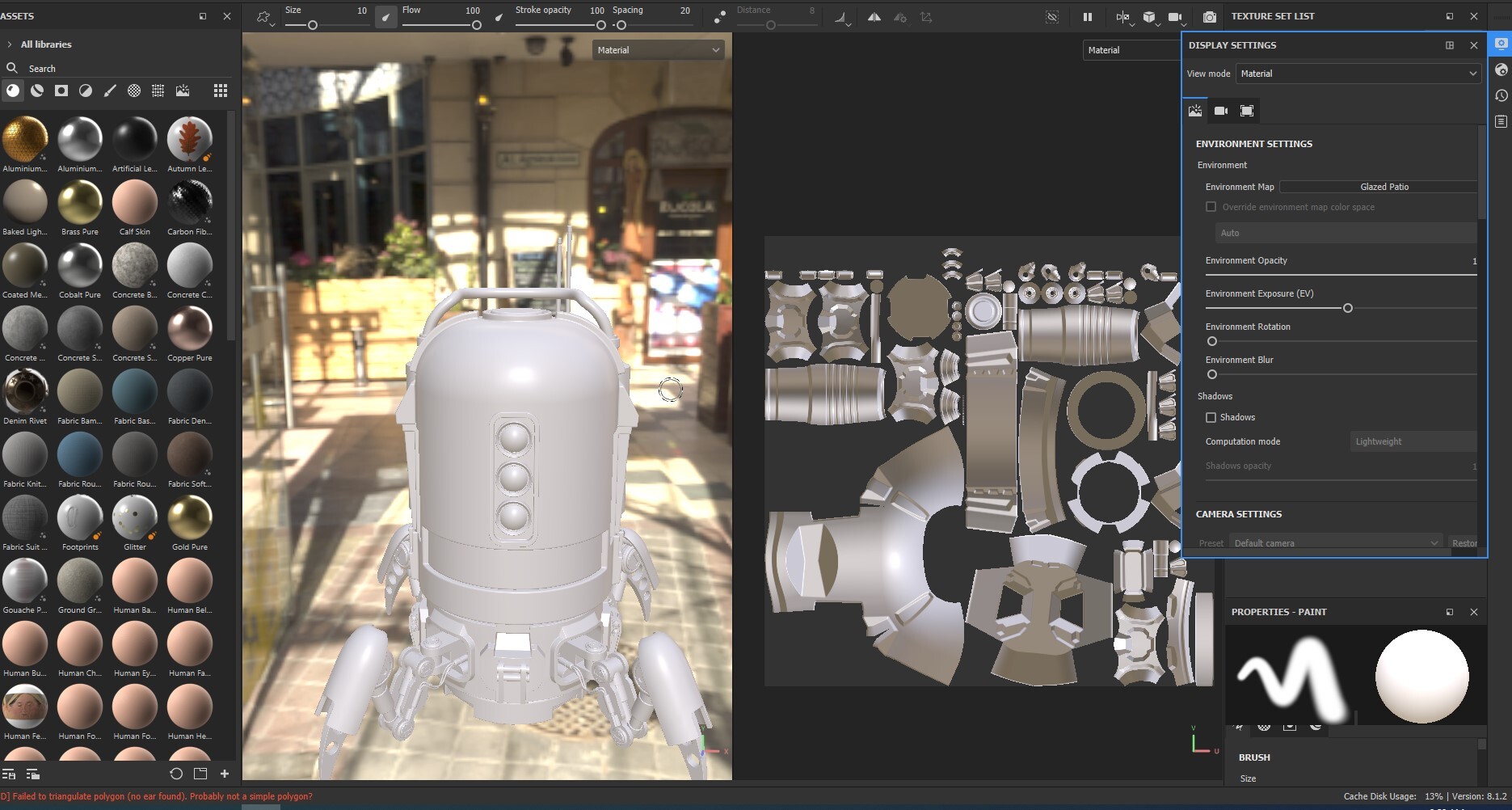 ArtStation - Substance Painter Spiderbot