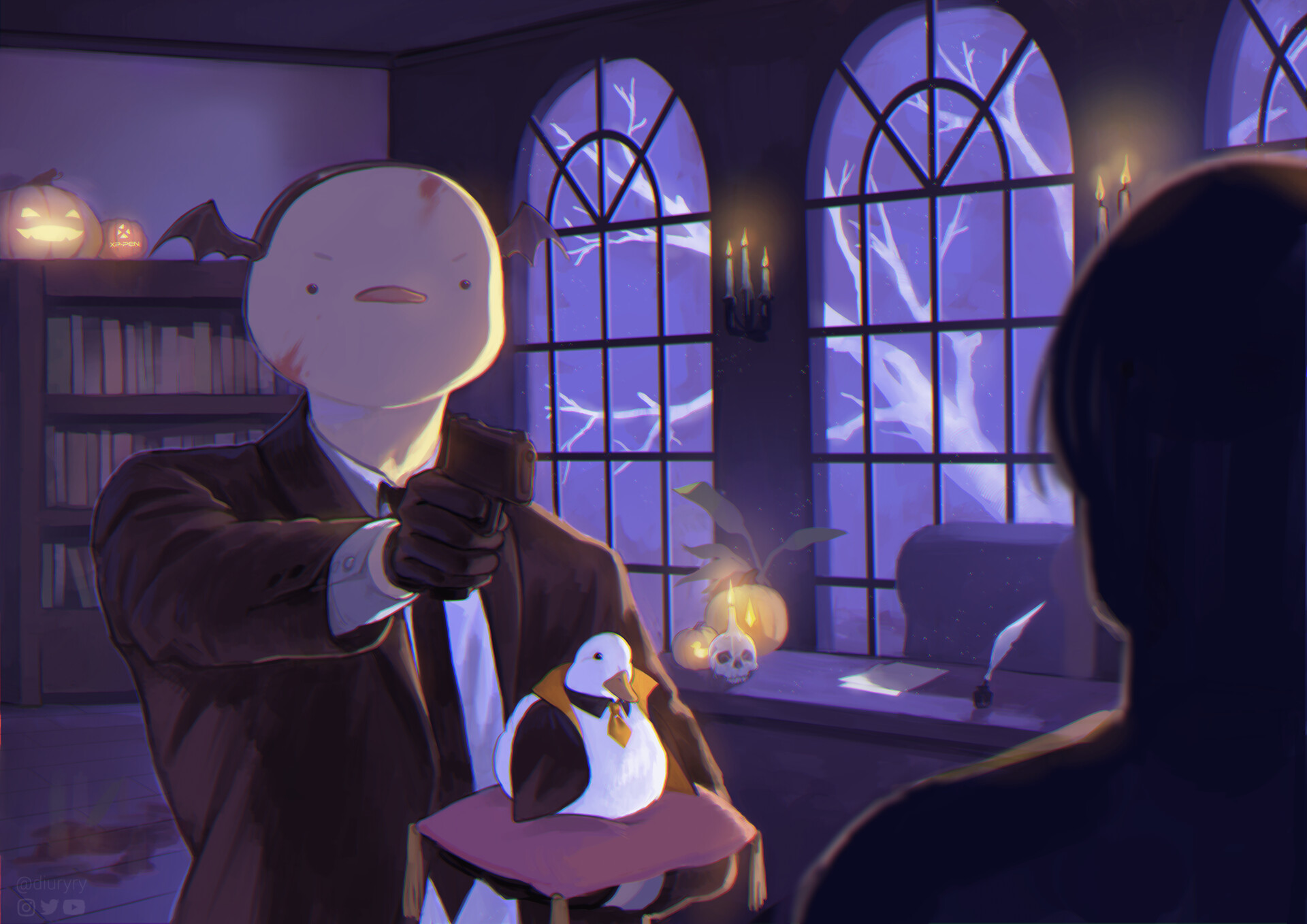 ArtStation - Mafia duck and Pierre