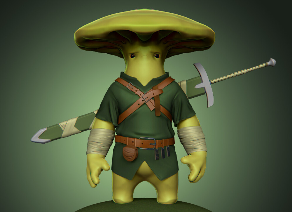 ArtStation - Mushroom Warrior