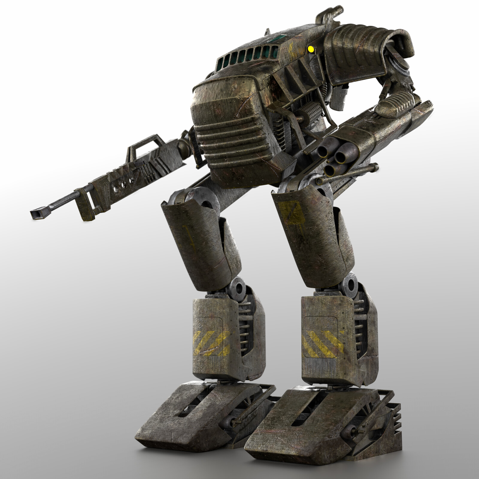 Robert Urban - Dieselpunk Mecha in 3D