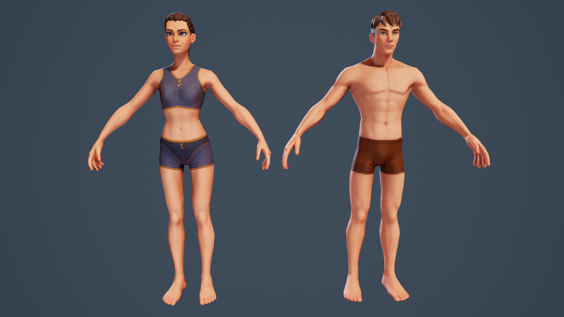 ArtStation - Player and NPC Characters