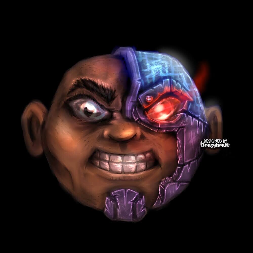 ArtStation - Cyborg Artwork By BrazyBran