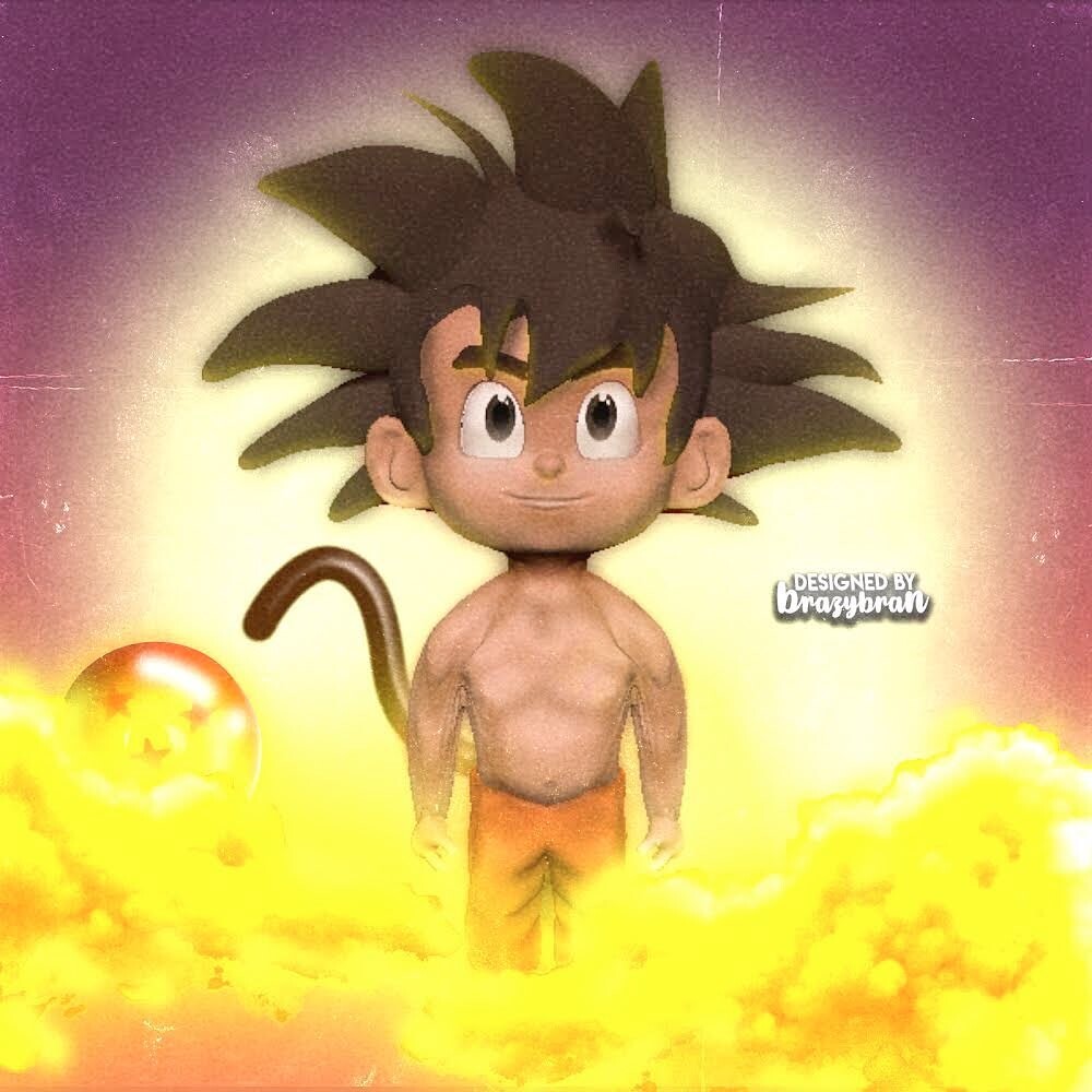 ArtStation - Goku Artwork By BrazyBran