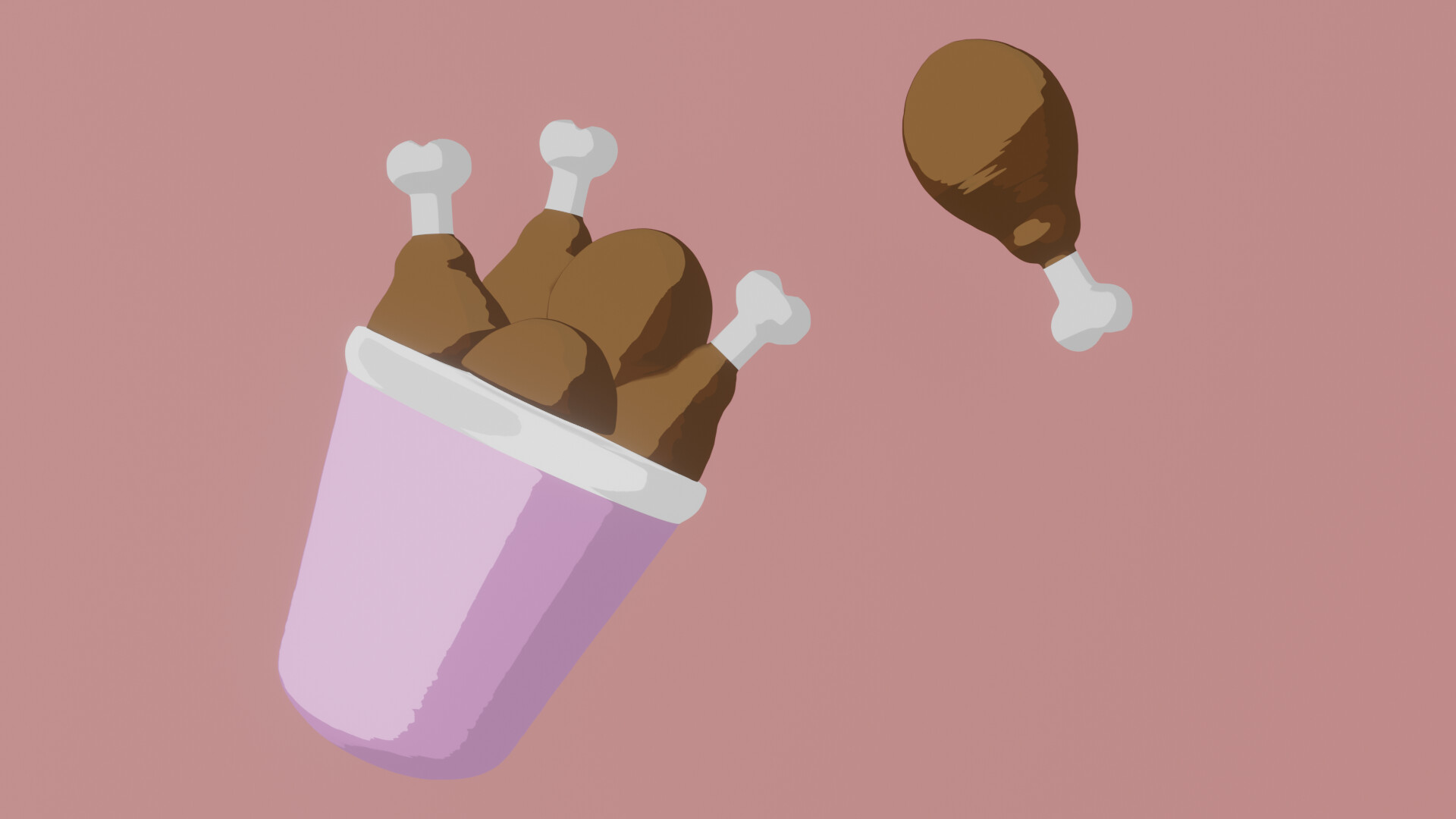 ArtStation - Chicken Bucket