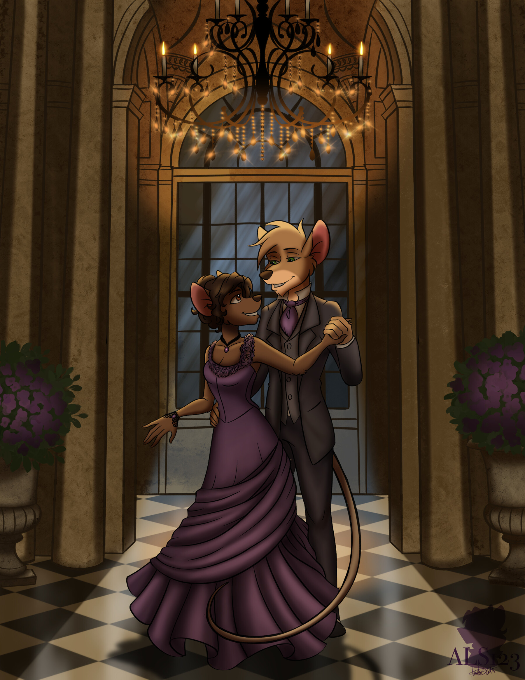 ArtStation - Candlelight Waltz