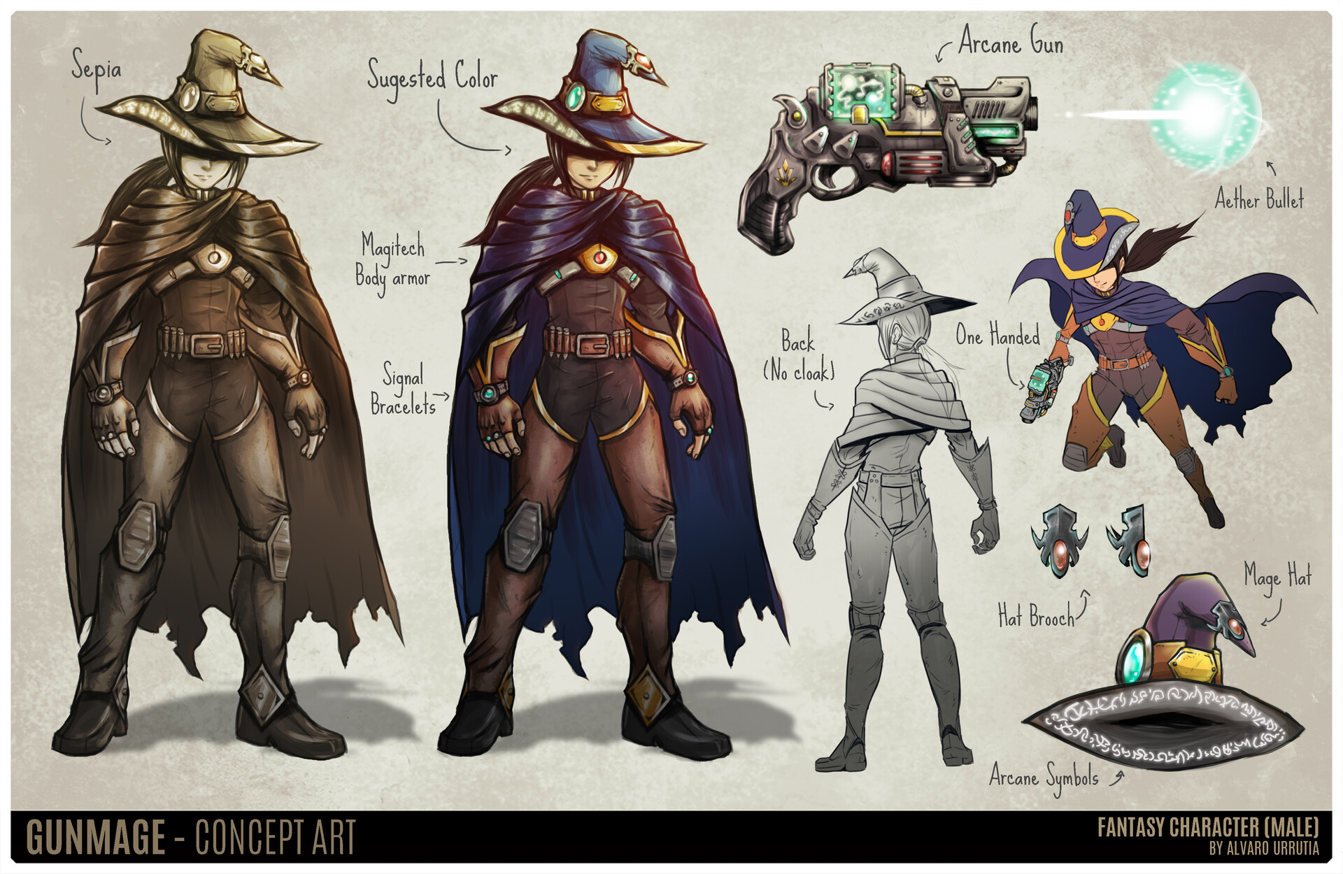 ArtStation - Concept Art | Gun Mage