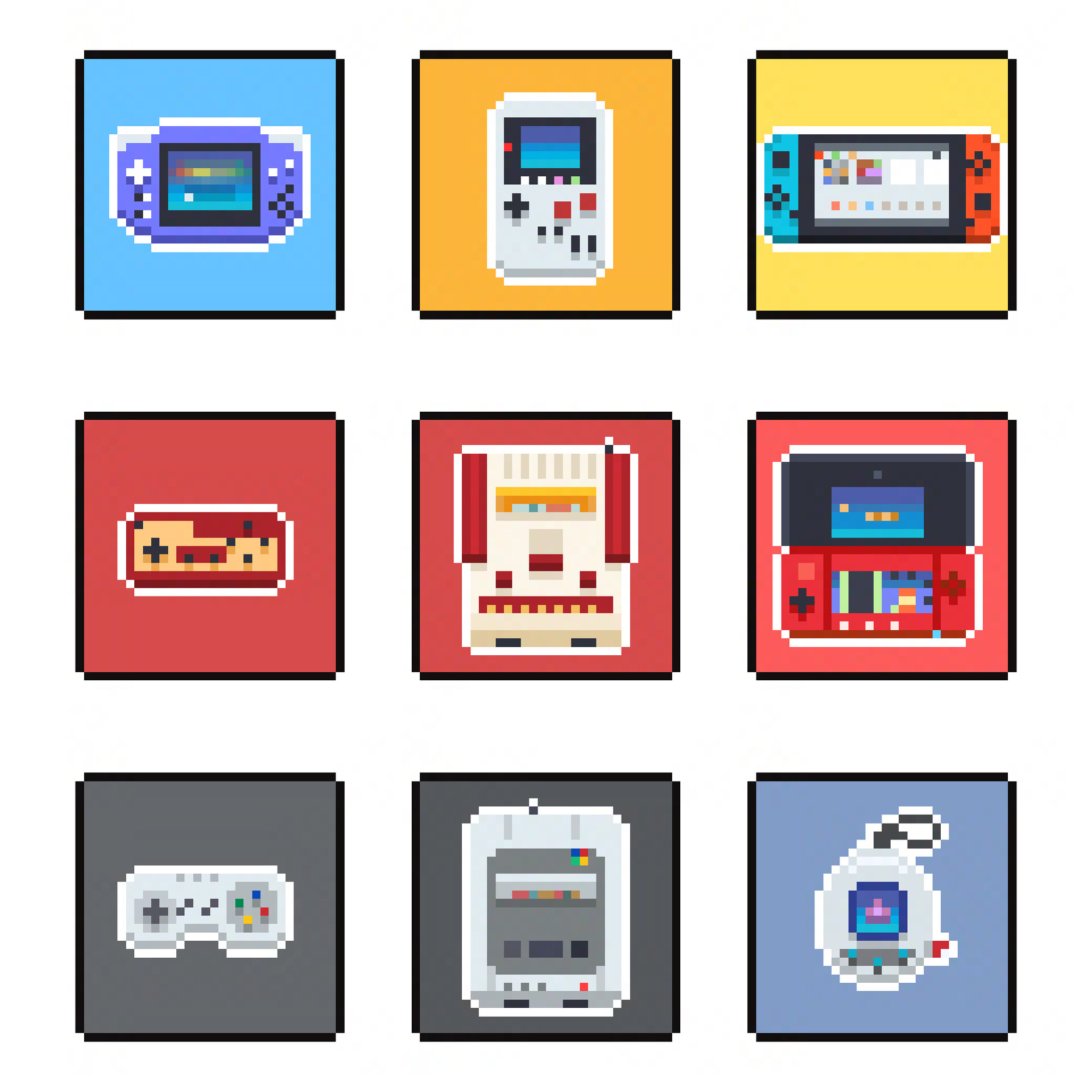 ArtStation - pixel art， animated characters 7，画神深圳线下ACG活动群、外包群：397595476