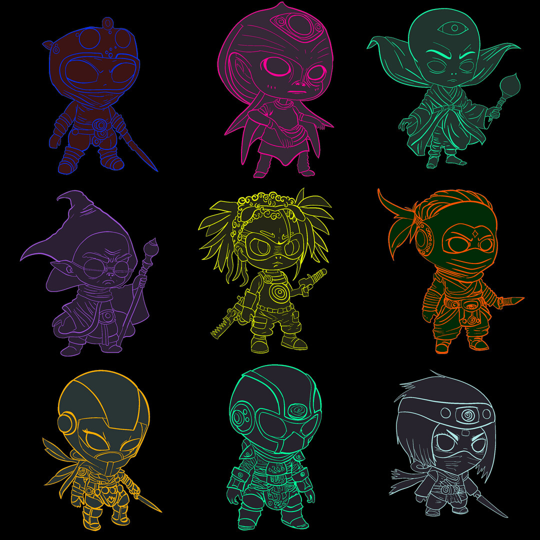 ArtStation - Two days of character designs | 11-10-2022 + 11-11-2022