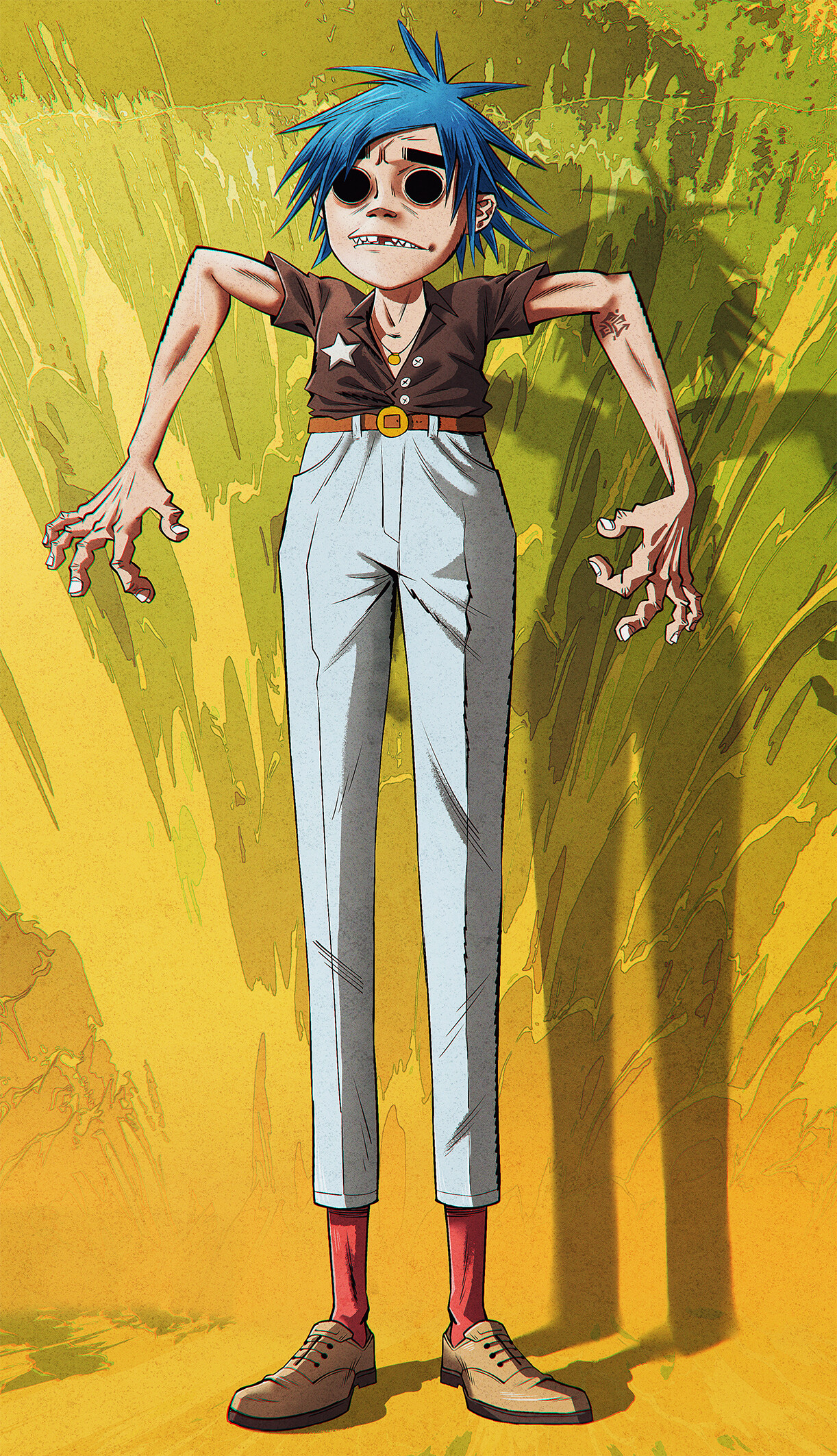 The Gorillaz Art Style