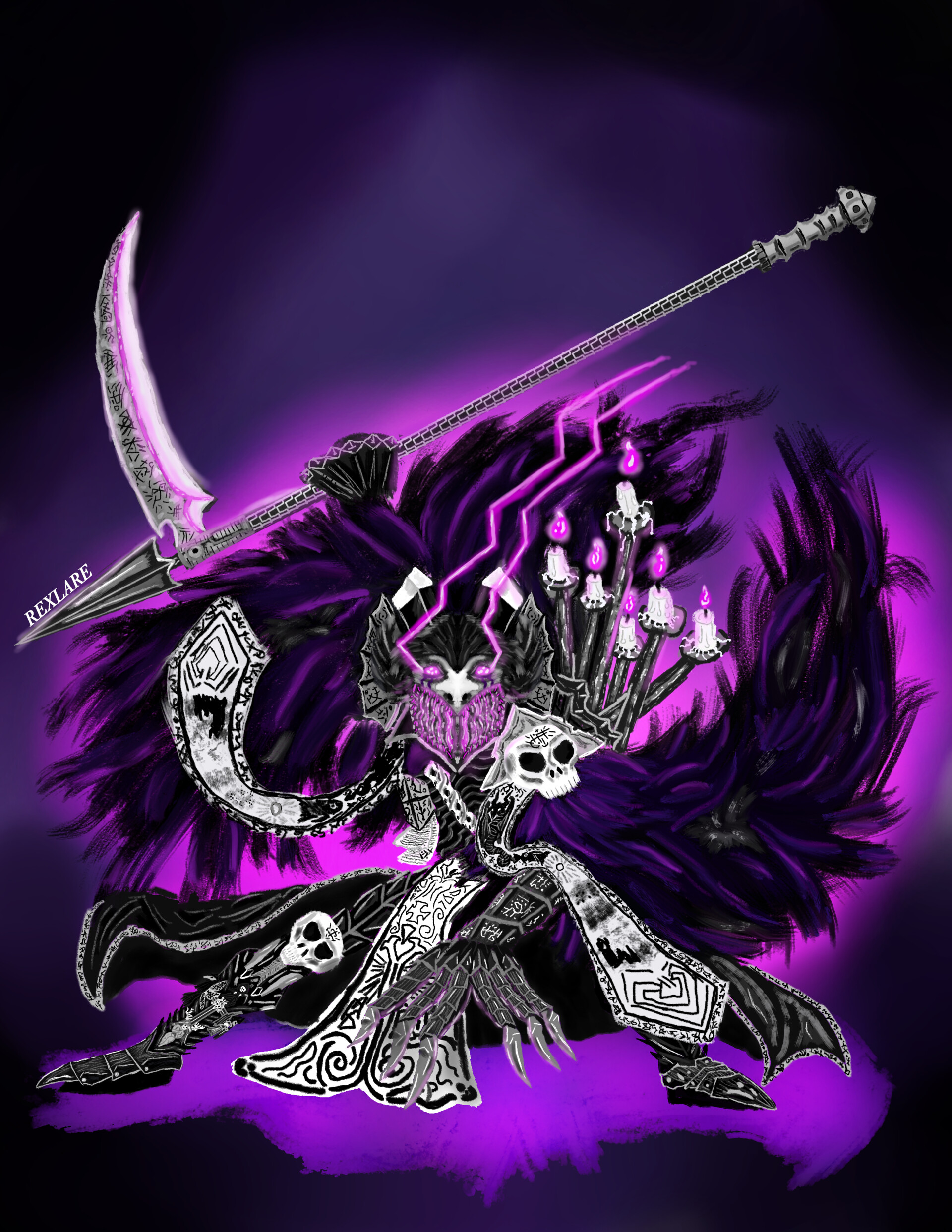 ArtStation - Void Witch Izaelyk