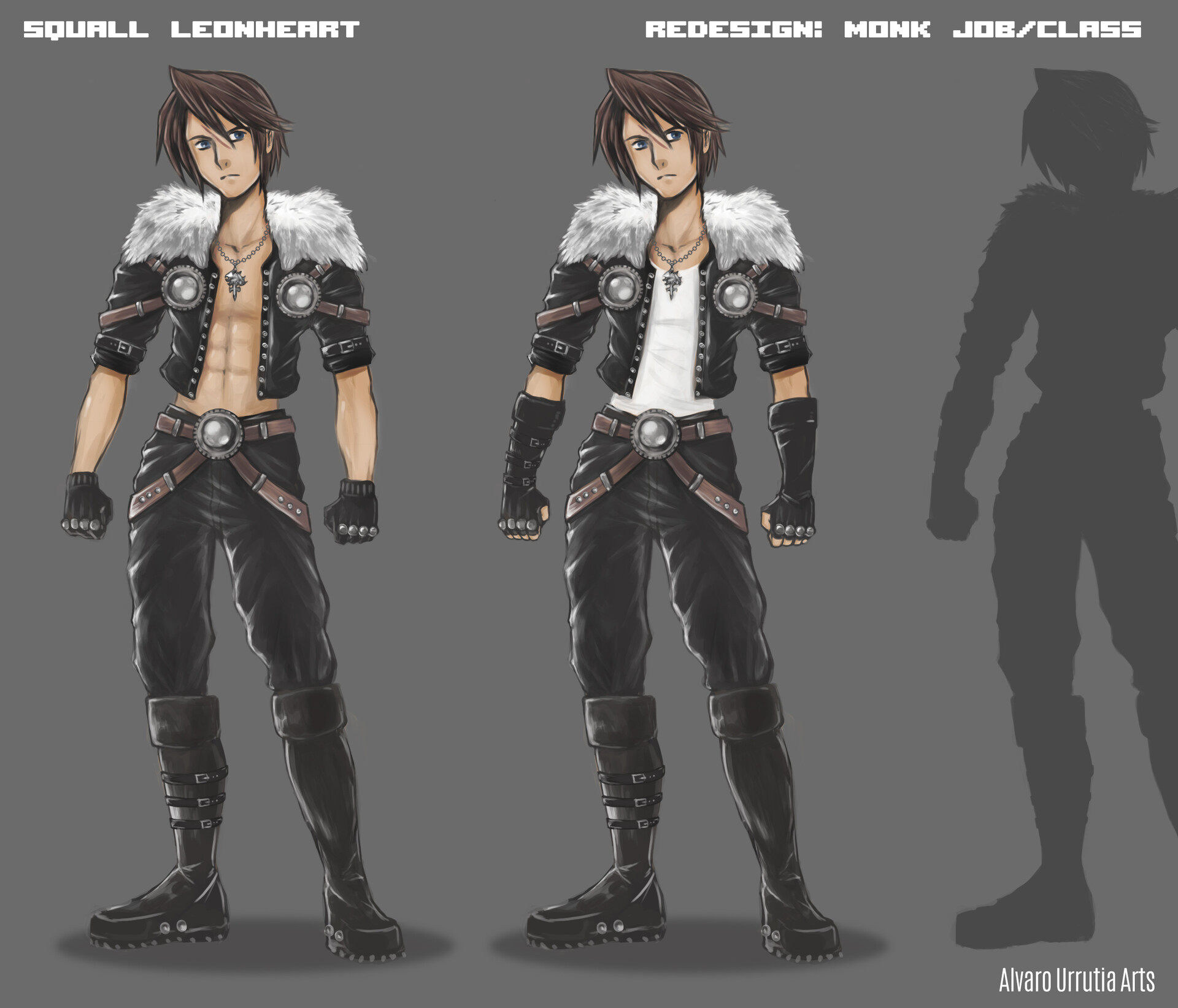 ArtStation - Character Redesign | Squall Leaonheart