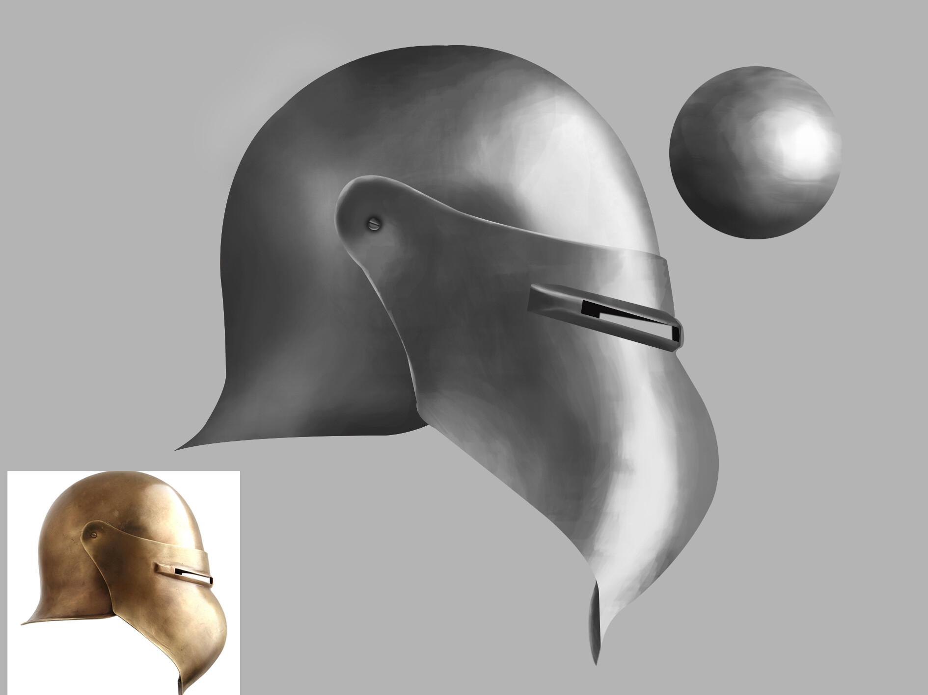 ArtStation - Helmet Digital Painting Study v.1