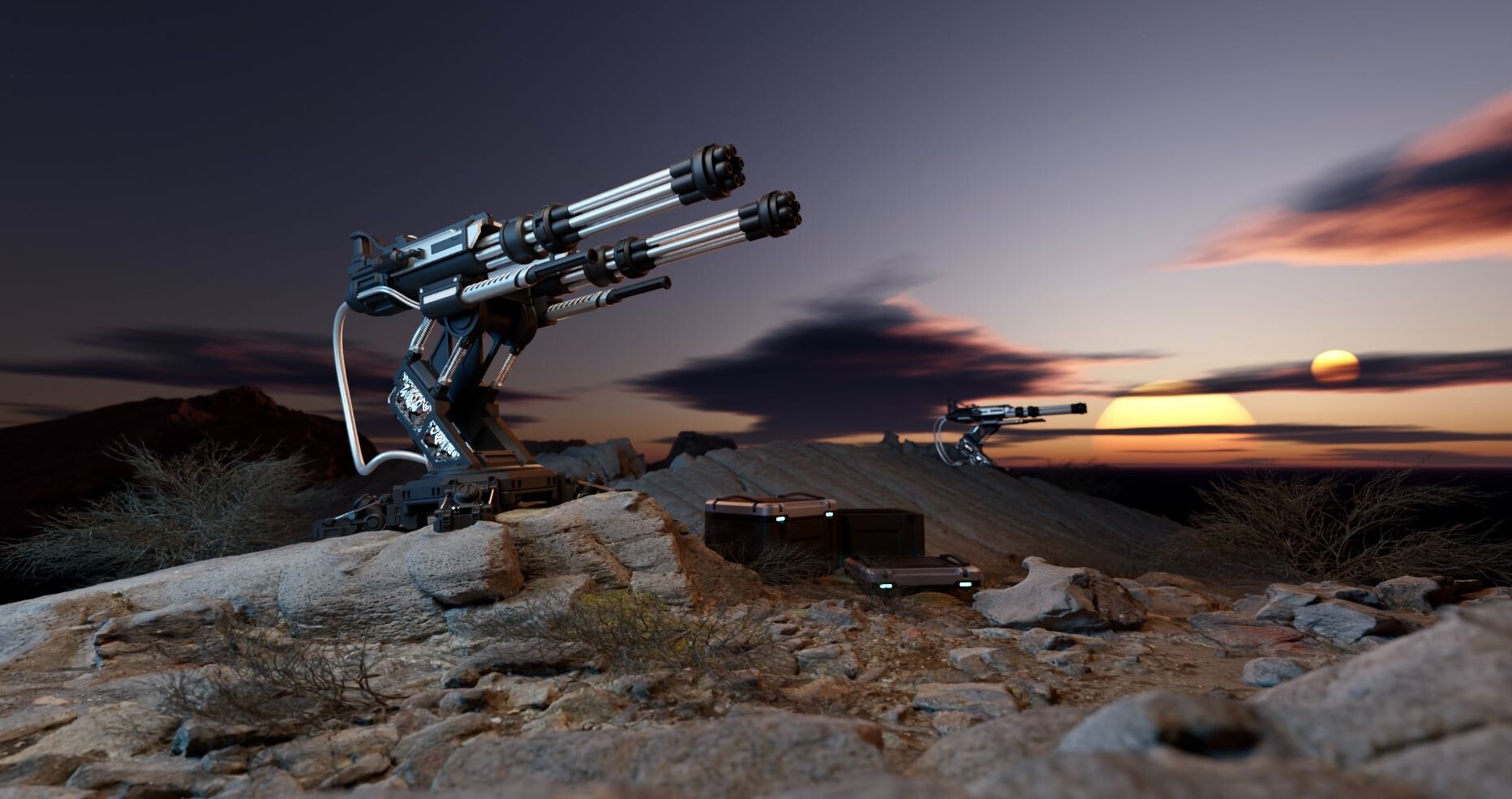 ArtStation - Machine Gun