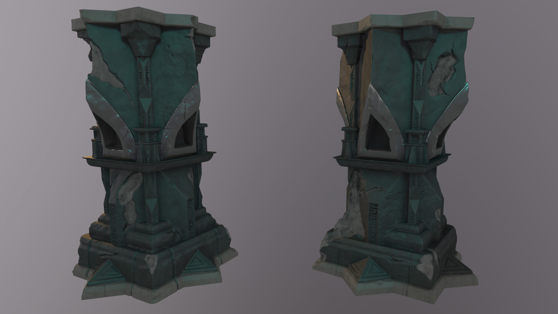ArtStation - Stone Pillar