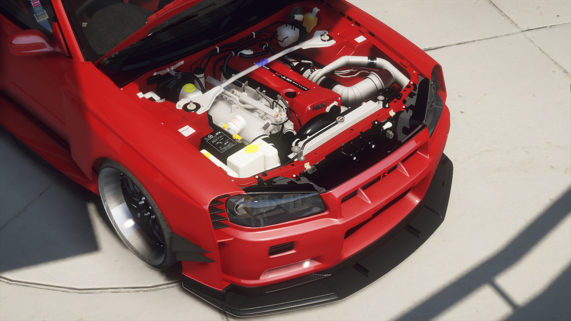 ArtStation - 2002 Nissan Skyline GT-R (Custom)