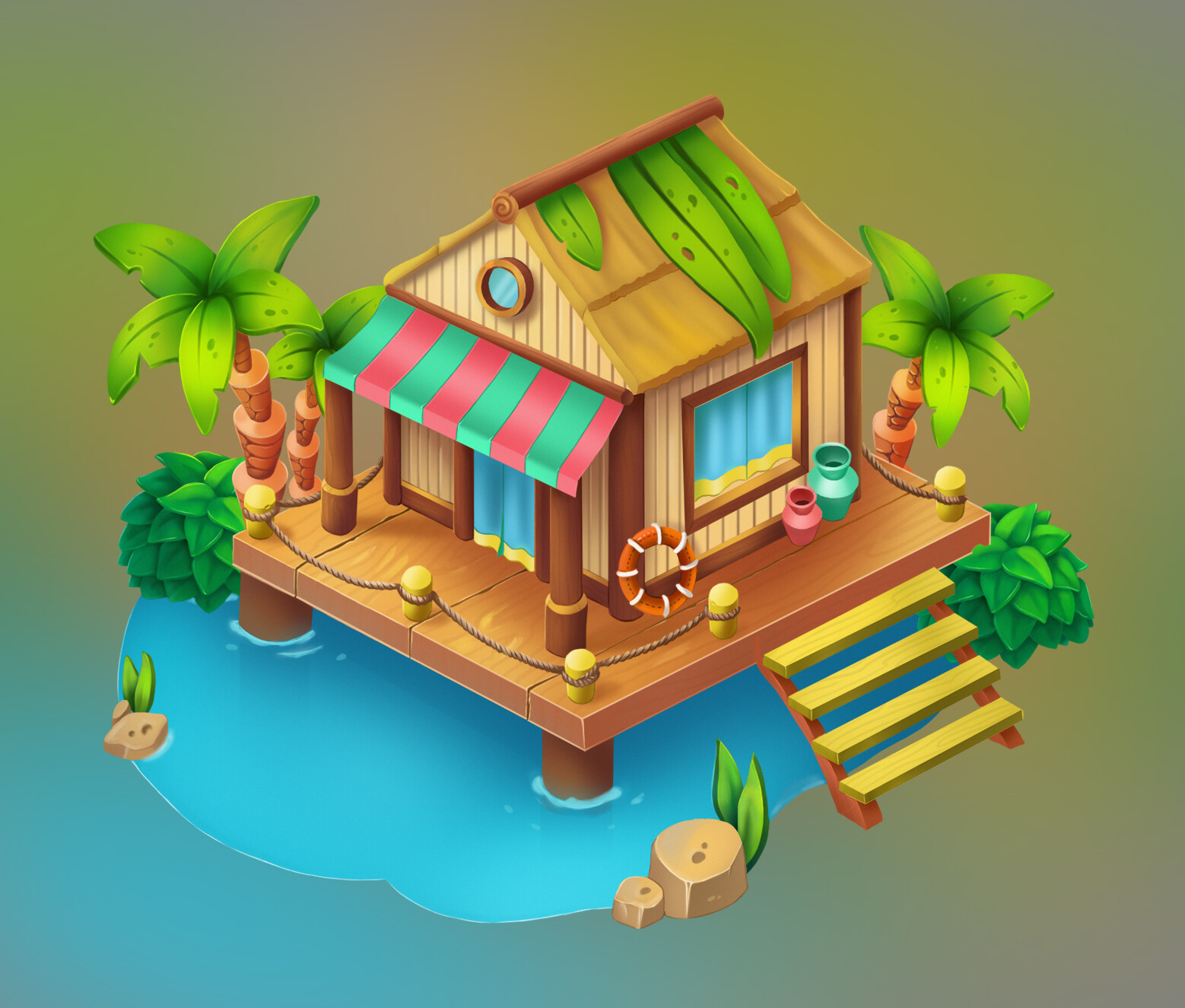 ArtStation - Beach house
