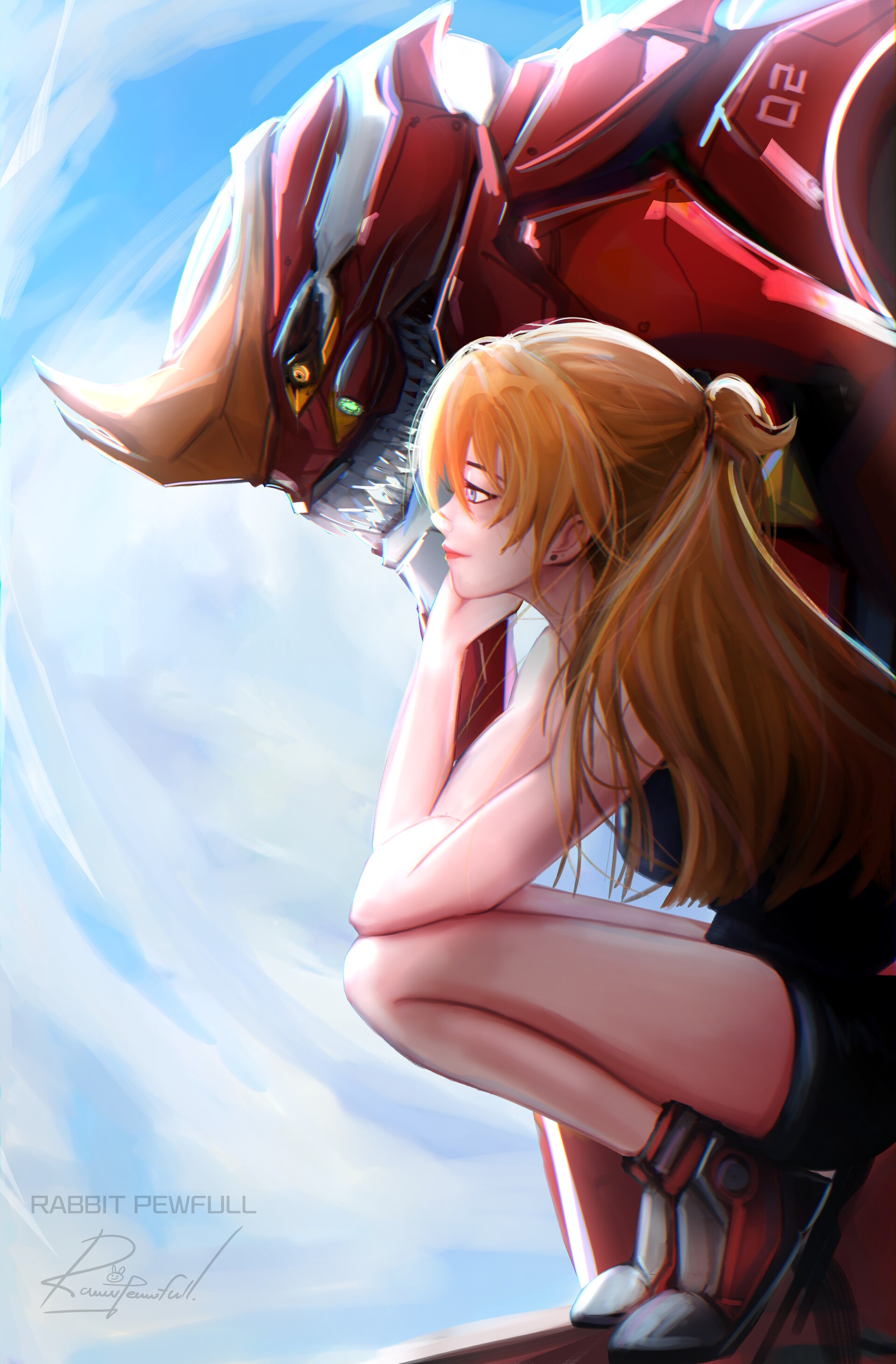 ArtStation - asuka langley eva02