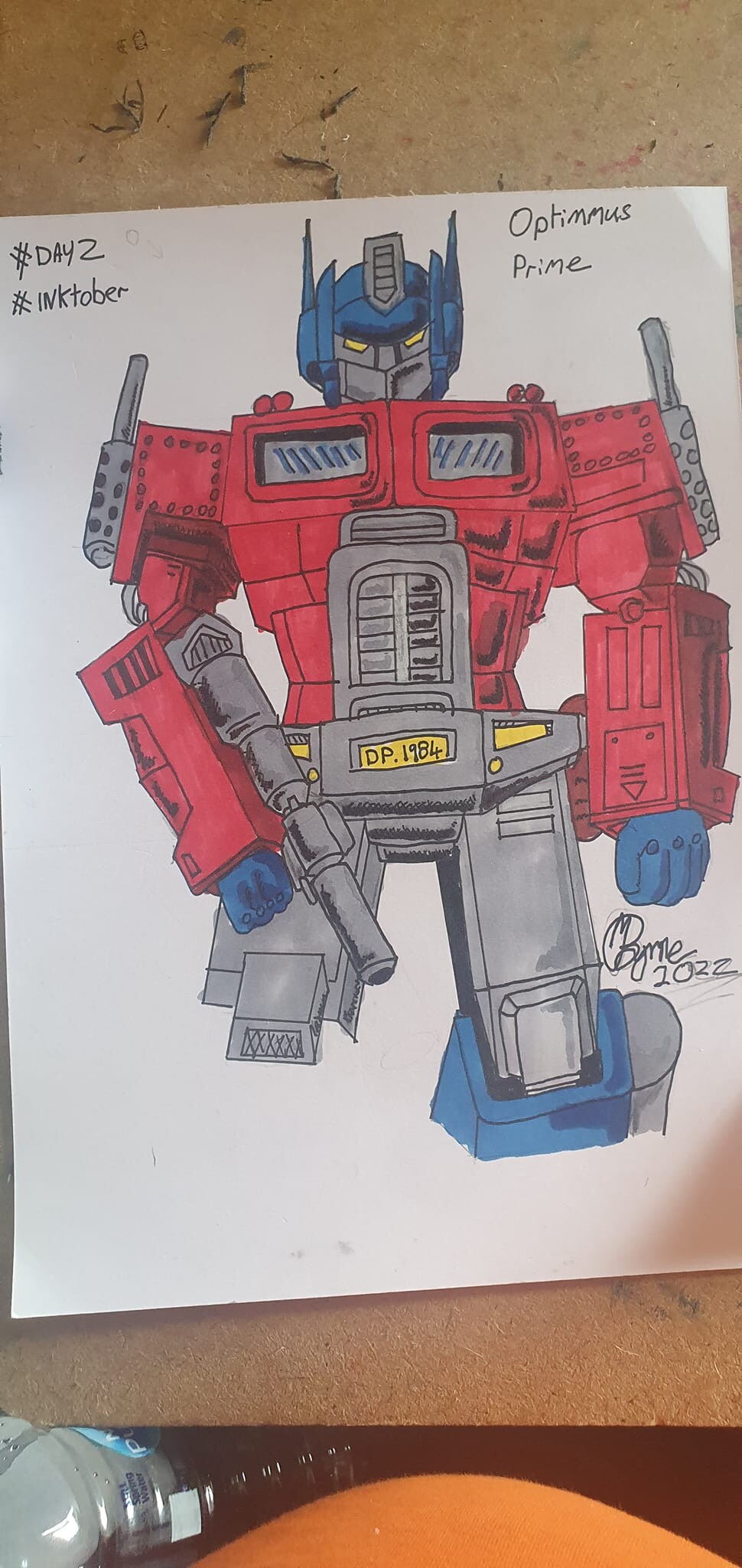 optimus prime drawing cartoons 2