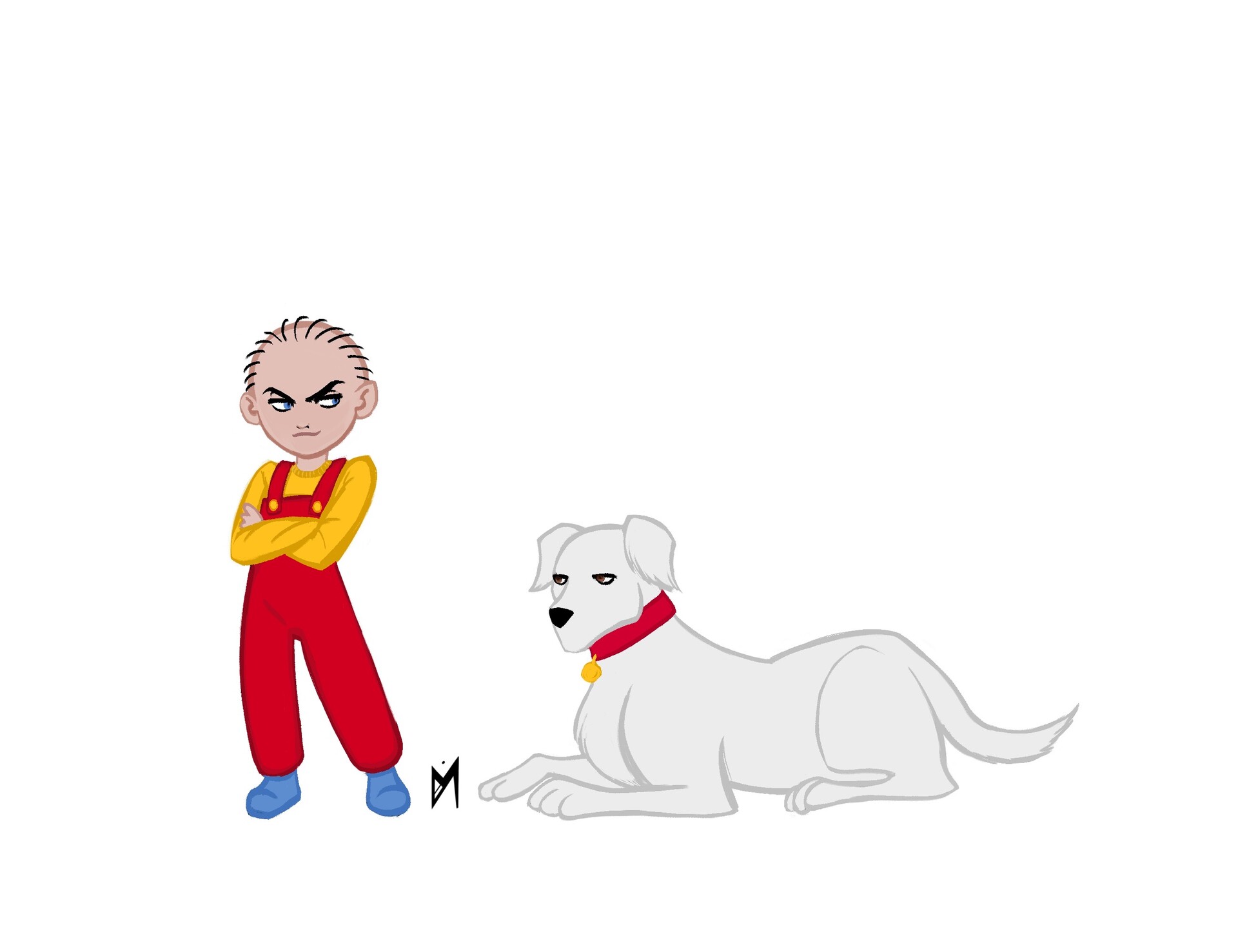 ArtStation - Stewie and Brian