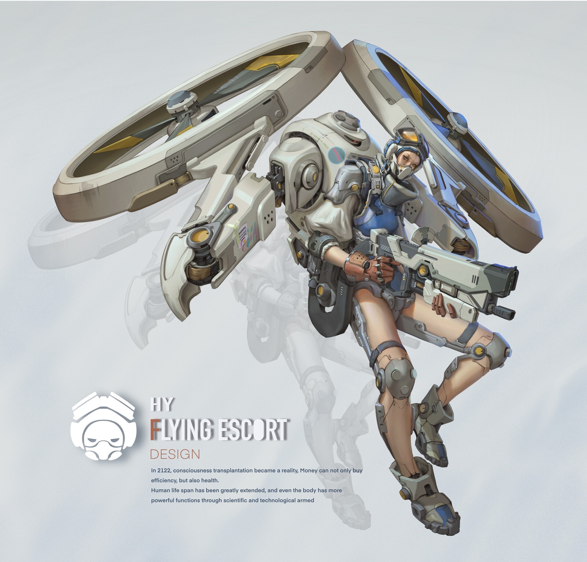 ArtStation - The role design of science fiction pilots