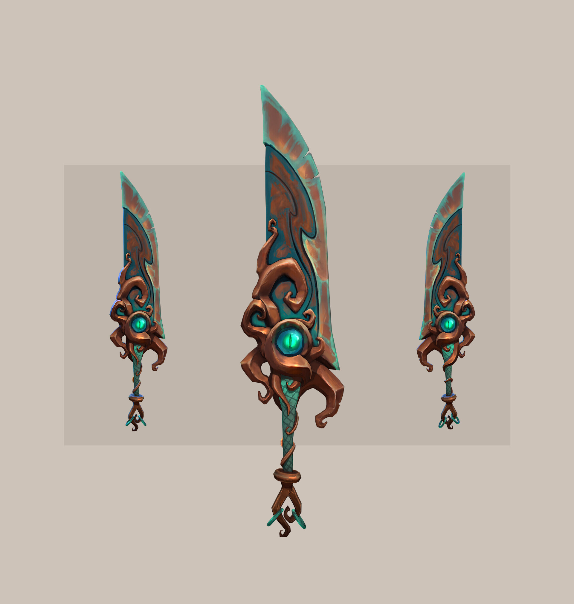 ArtStation - Fantasy weapons