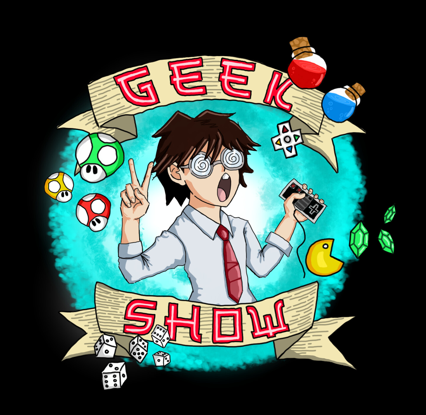 ArtStation - Geek Show Logo