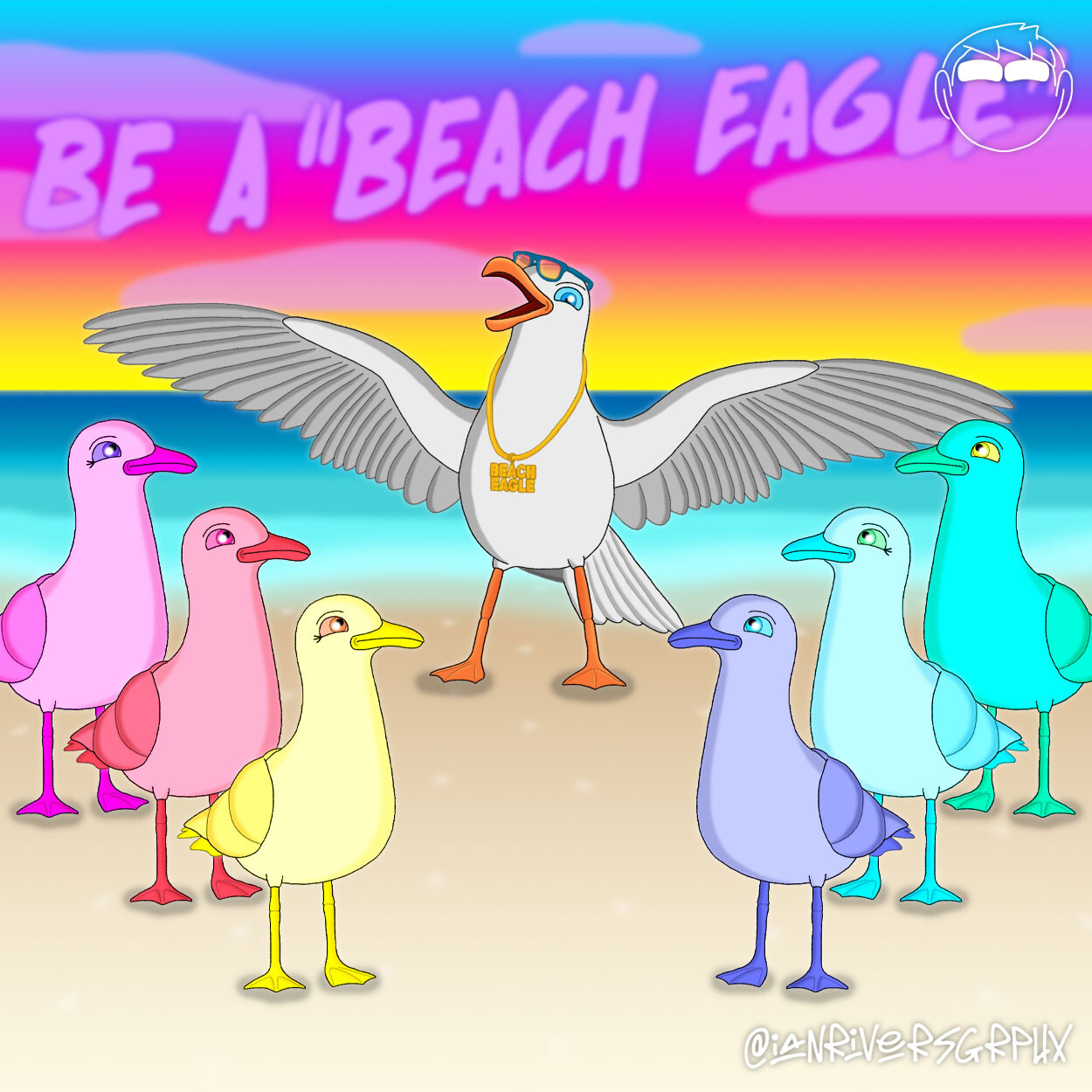 ArtStation - Be a Beach Eagle