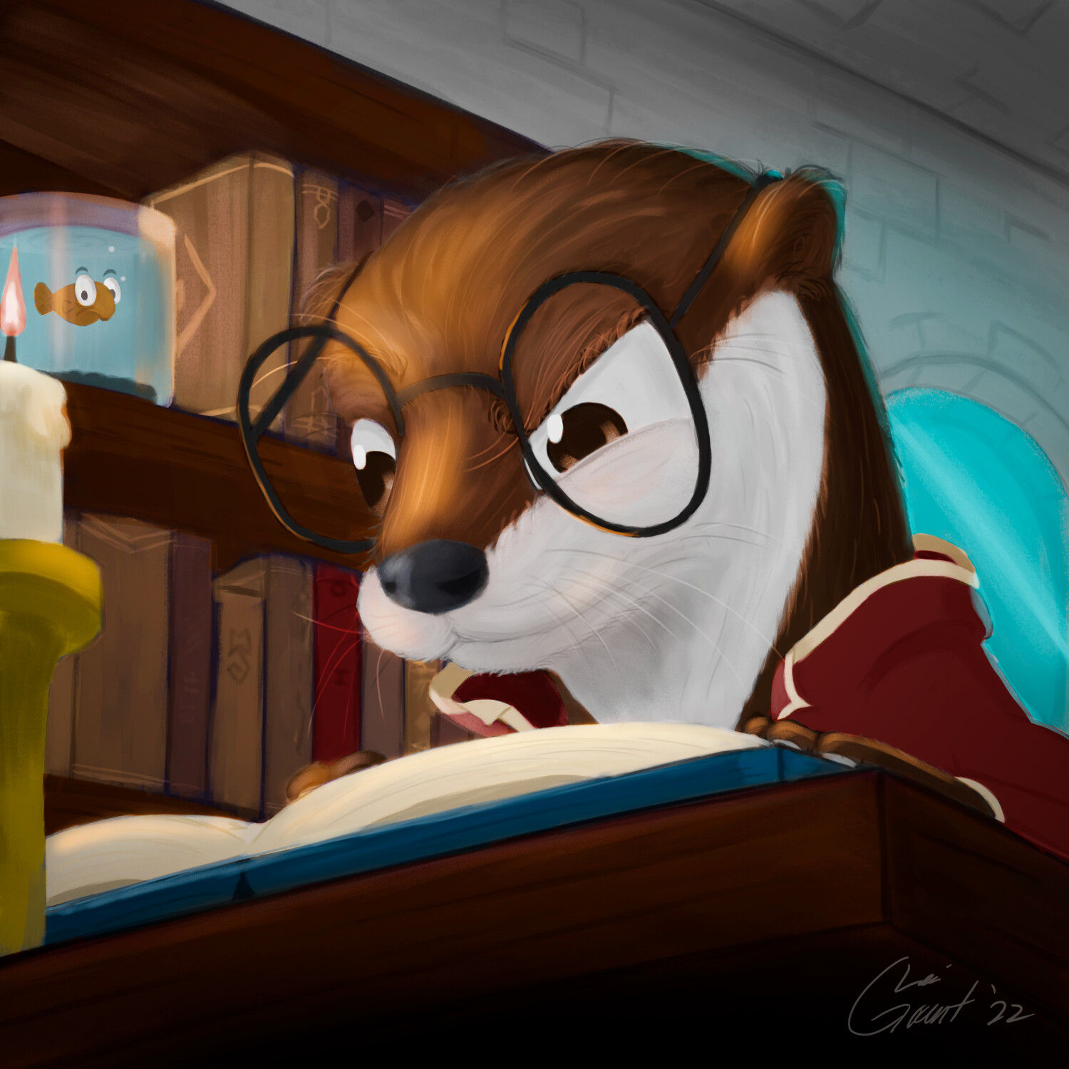 ArtStation - Sam 'Guapotter' the Wizard Otter