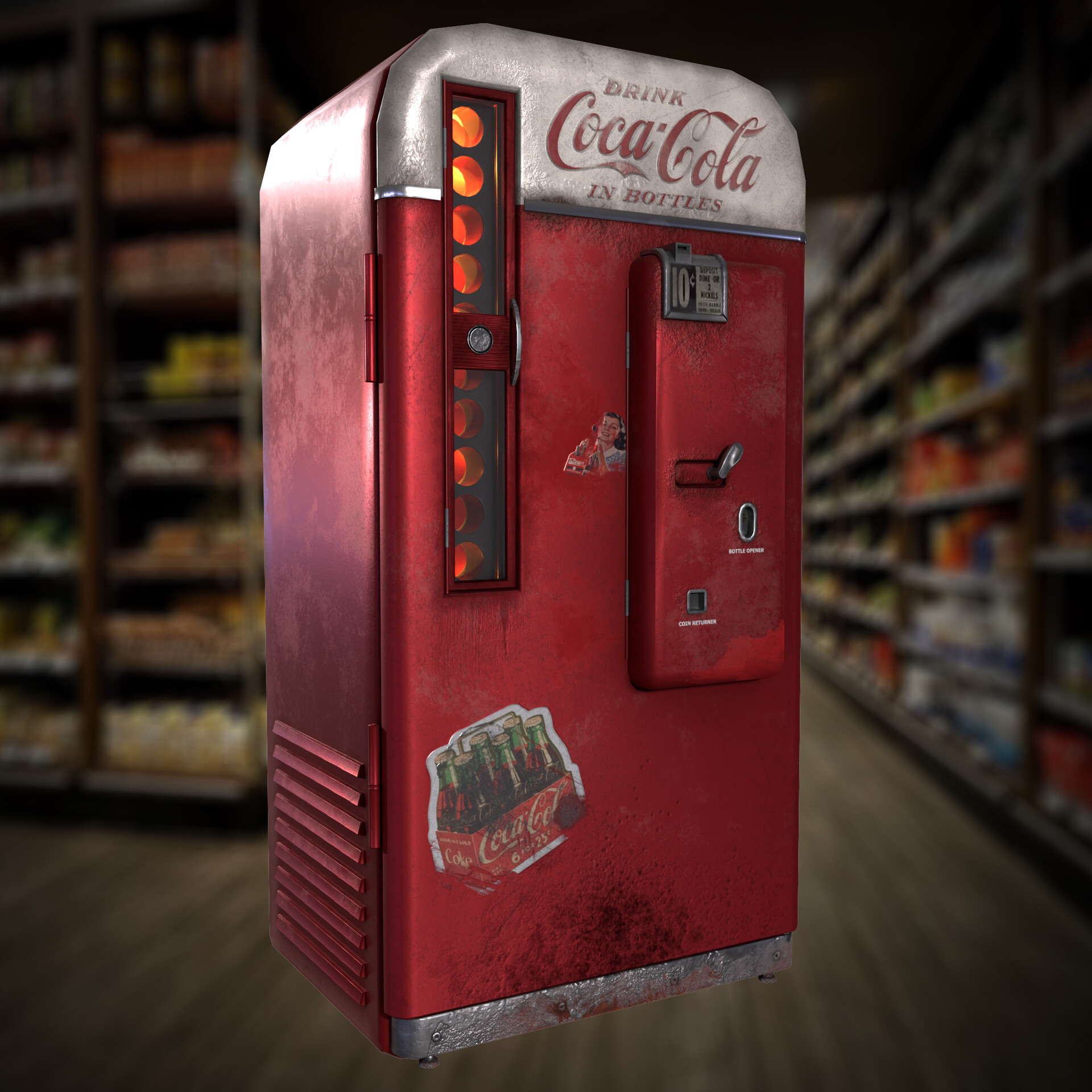 ArtStation - Coca-Cola vending machine