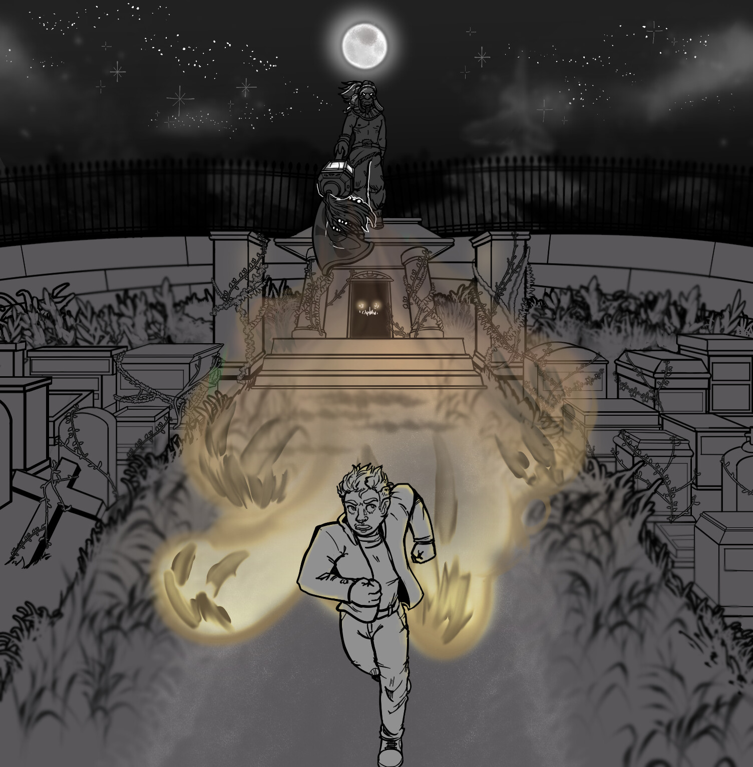 ArtStation - Running from death