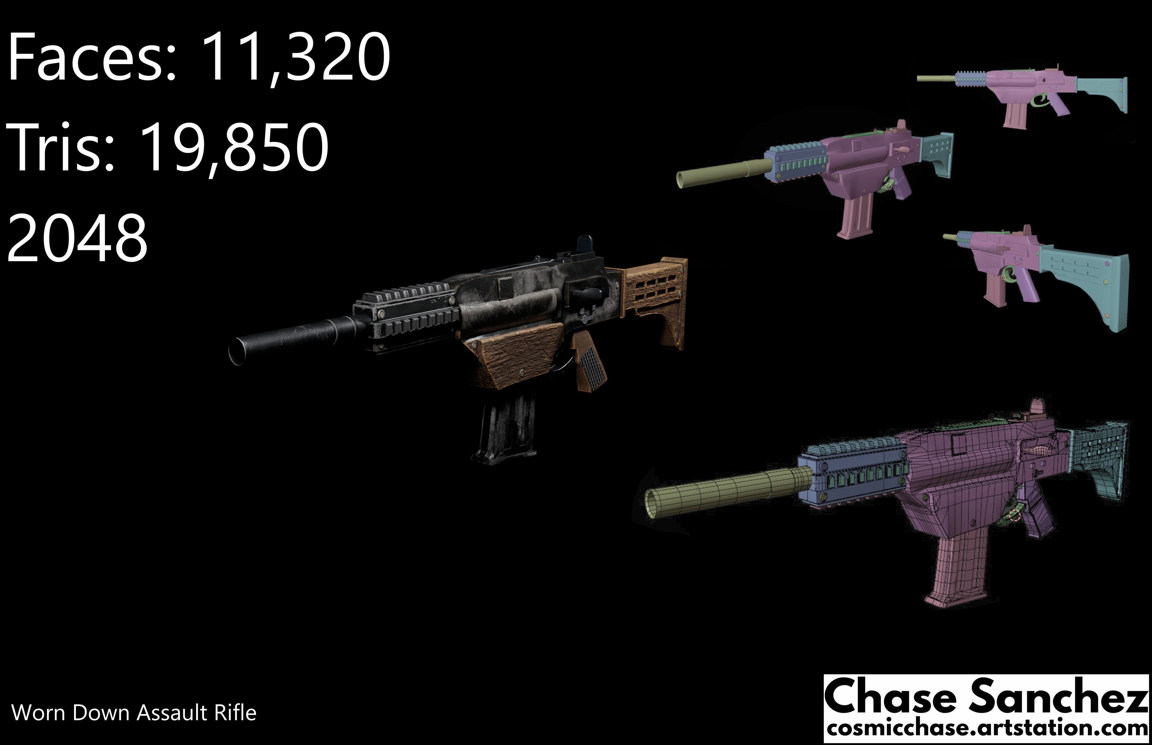 Chase Sanchez - Worn Down Make Shift Assault Rifle